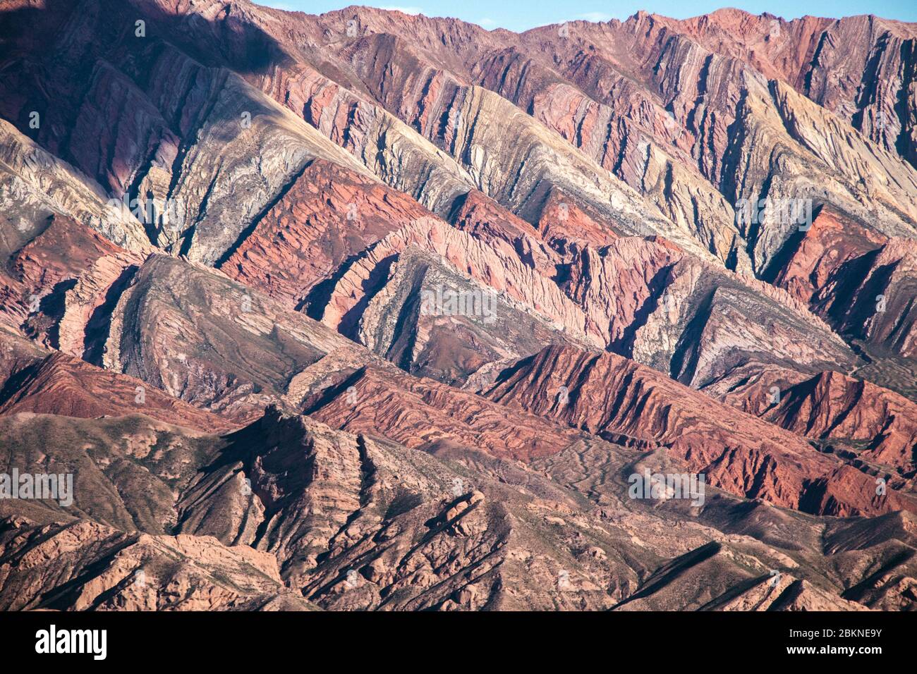 Serrania del Hornocal, Cerro de los 14 colores, Salta Province, Jujuy ...