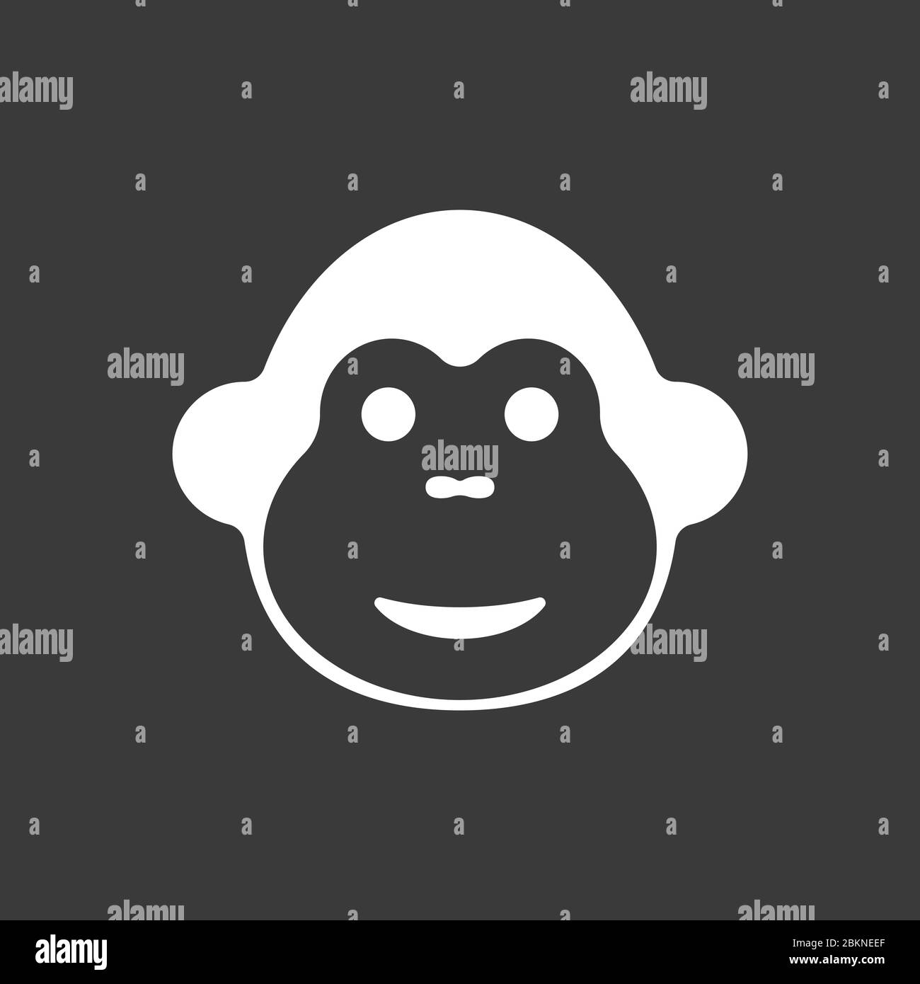 Cartoon party monkey smiling hi-res stock photography and images - Alamy