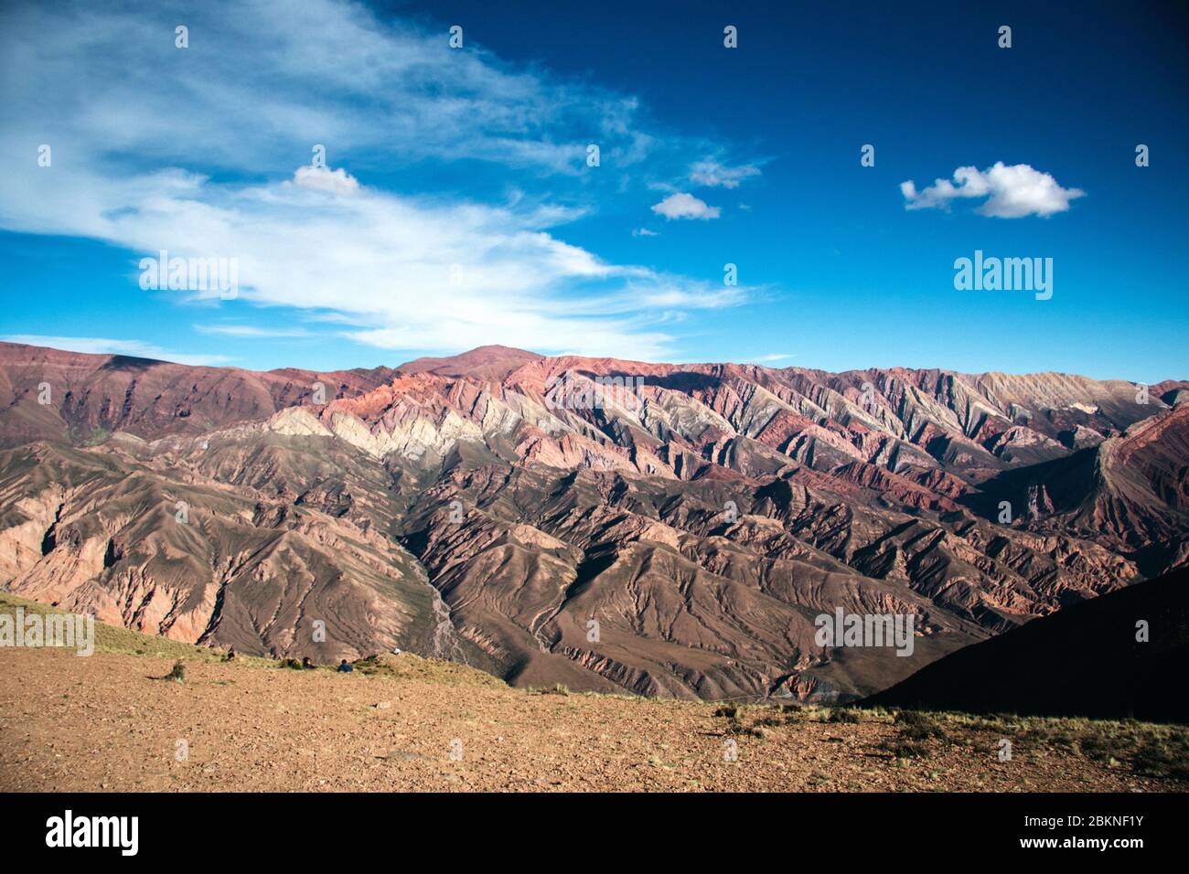 Serrania del Hornocal, Cerro de los 14 colores, Salta Province, Jujuy ...