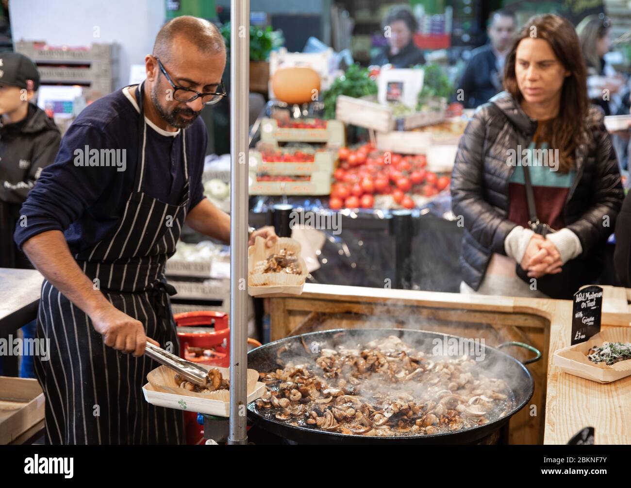Borough Market in London Stock Photo - Alamy