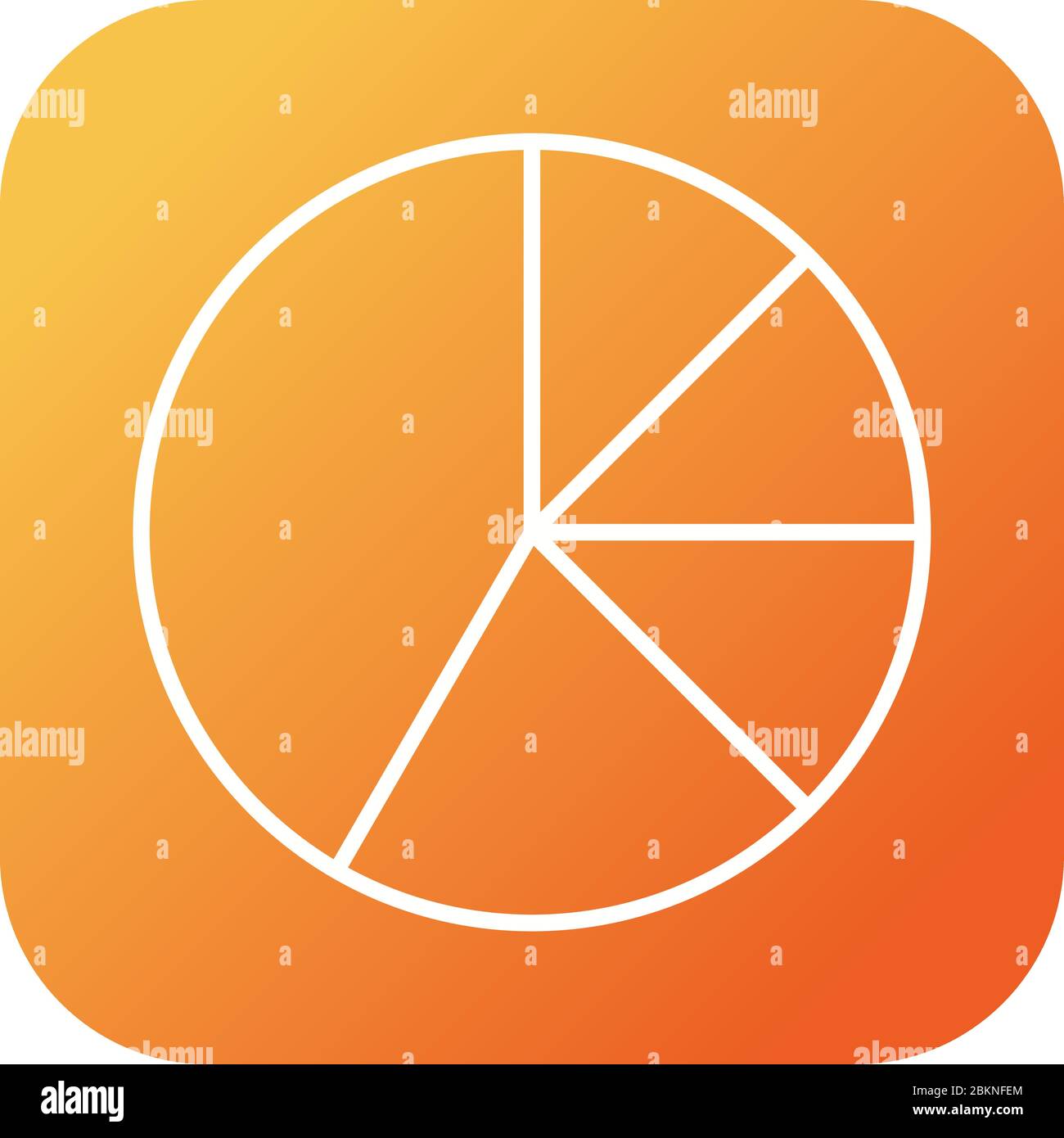 Beautiful Pie chart vector line icon Stock Vector Image & Art - Alamy