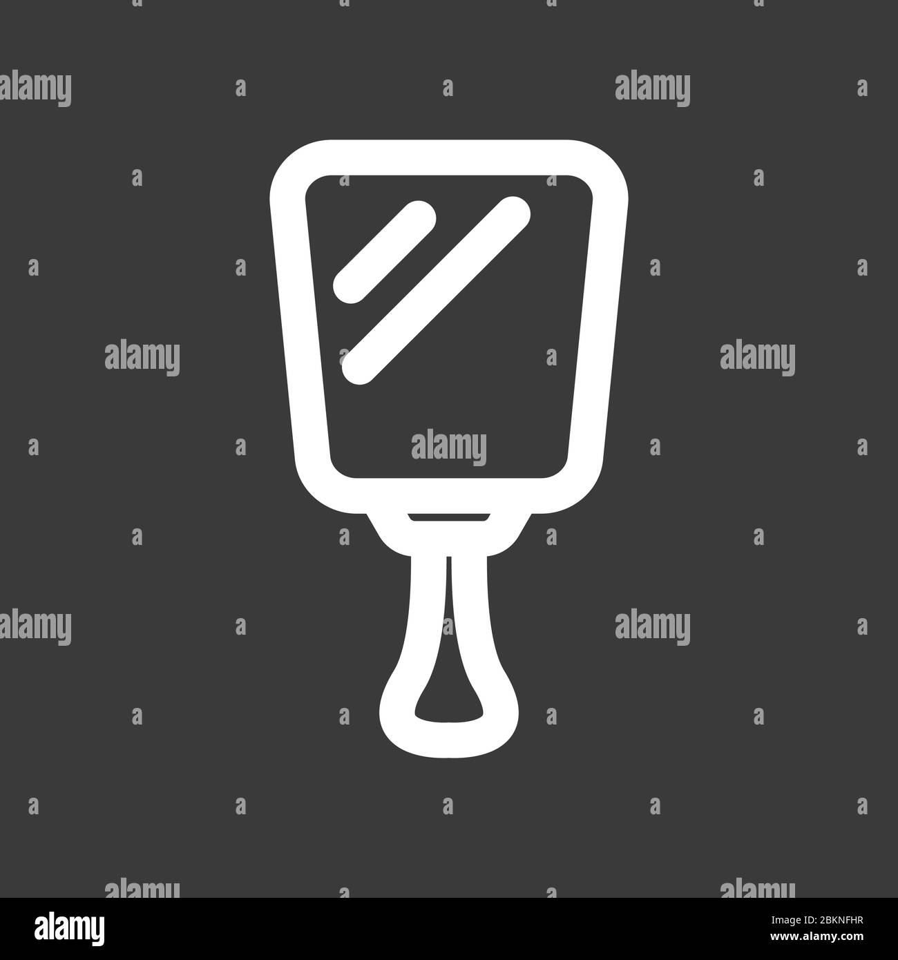 Mirror icon isolated on background. Design for banner, logo Stock ...
