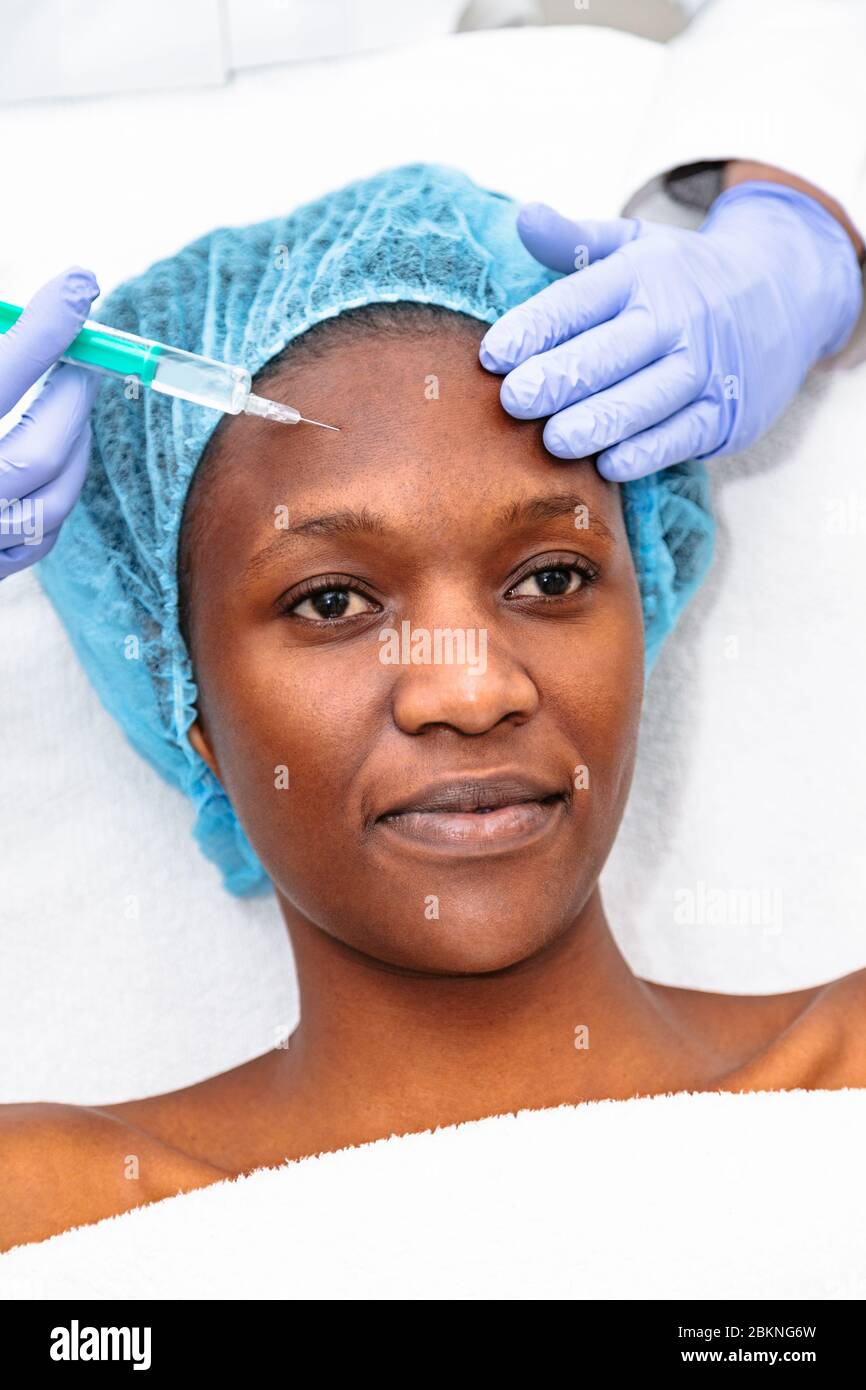 Biorevitalization procedure adult woman hi-res stock photography and ...