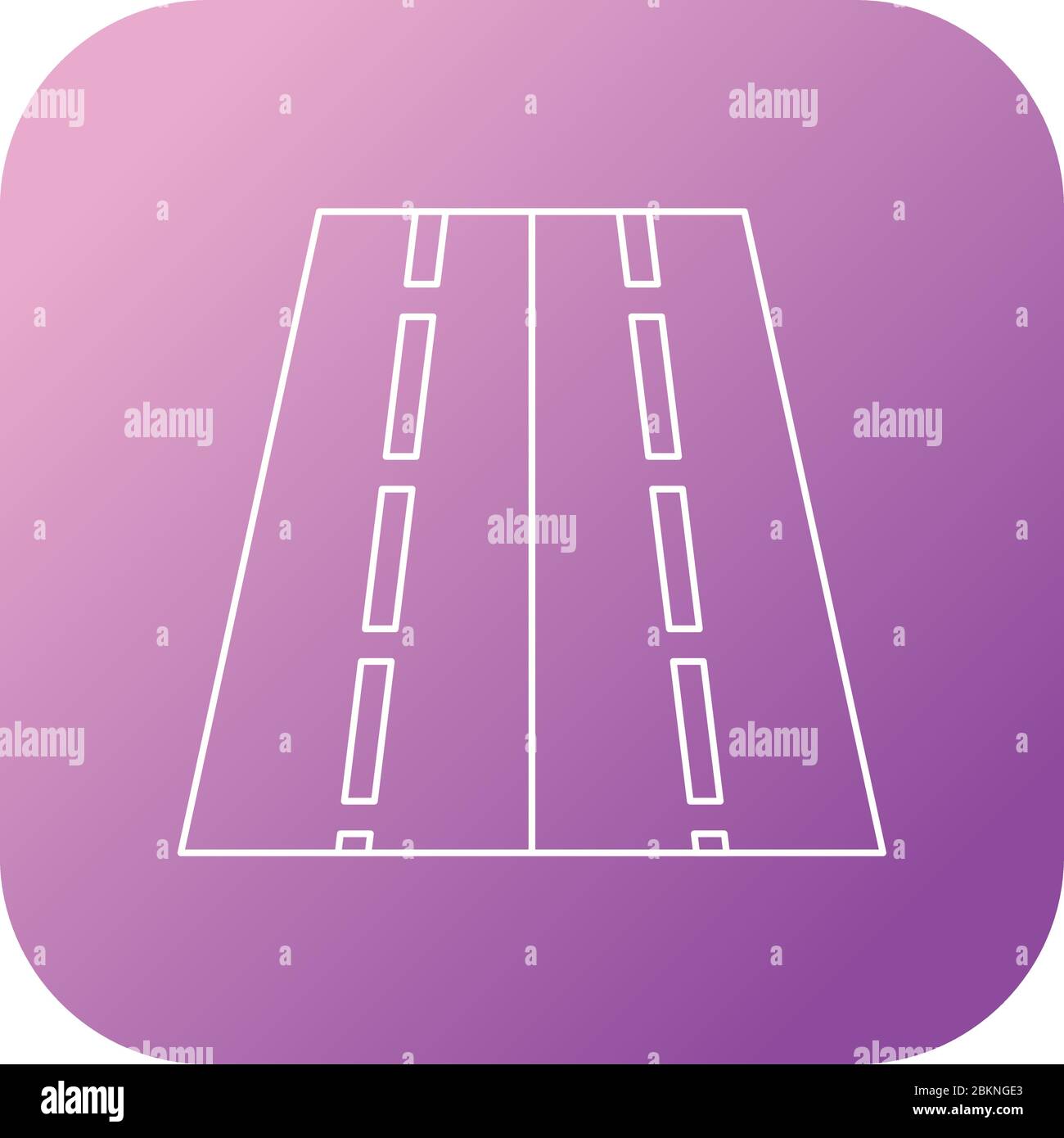 Beautiful Road vector line icon Stock Vector Image & Art - Alamy
