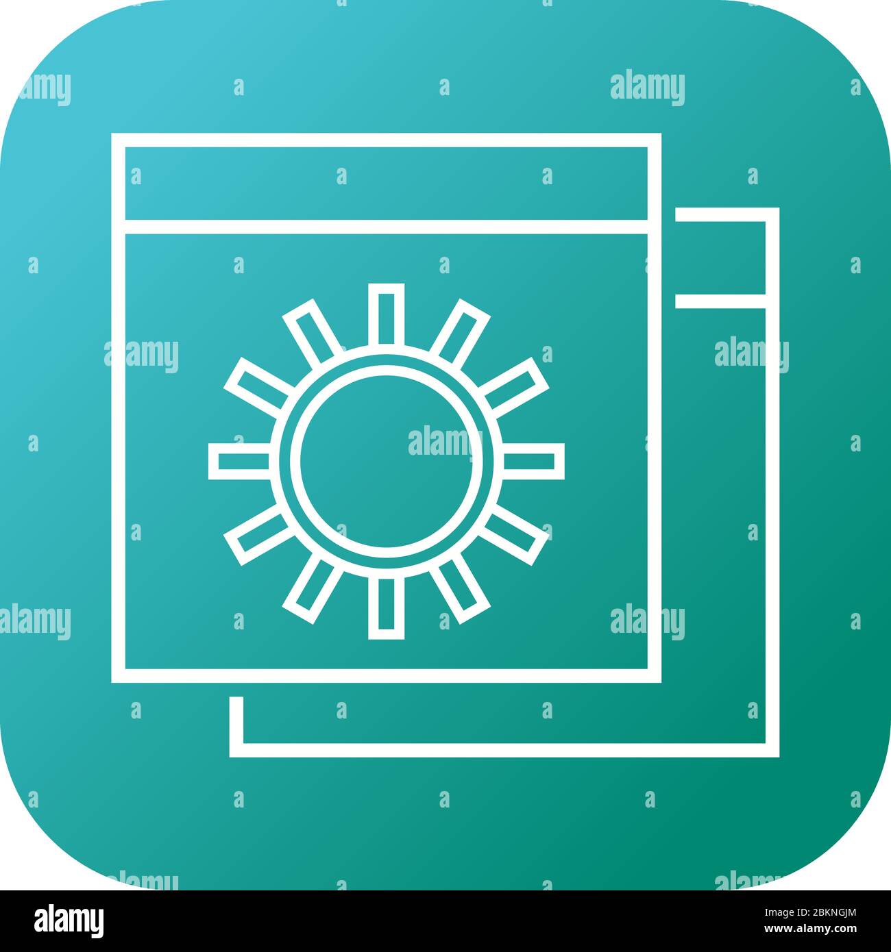 Beautiful Settings vector line icon Stock Vector Image & Art - Alamy