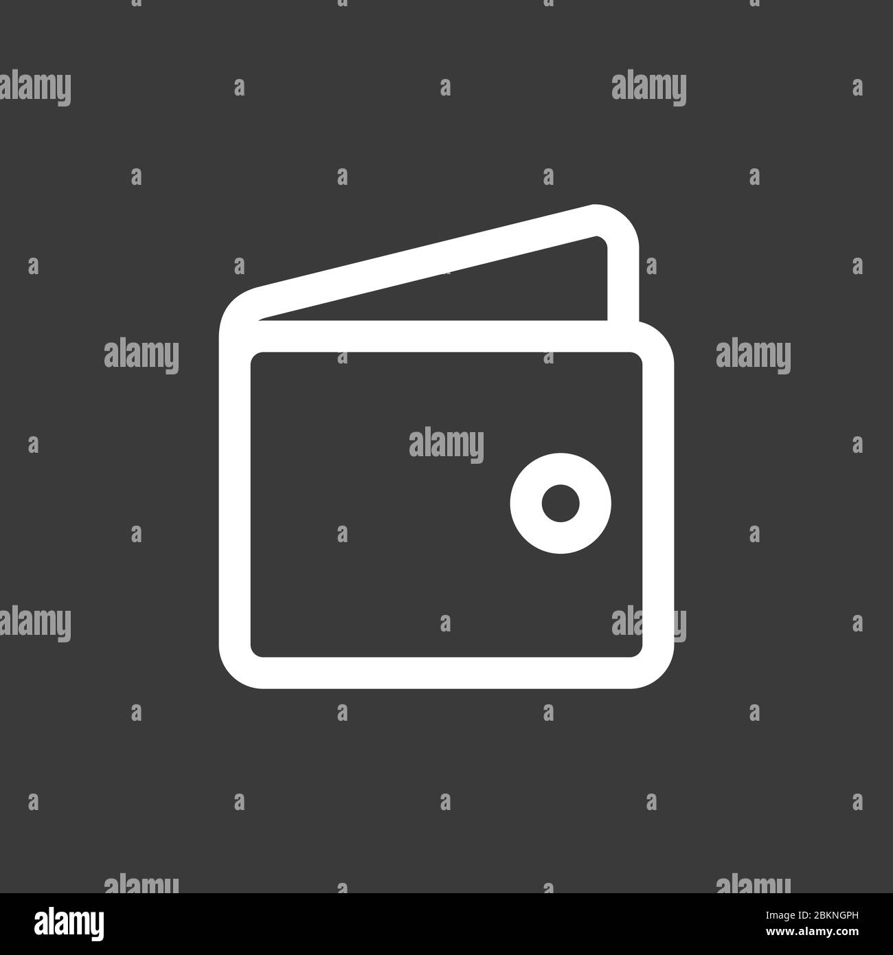 Purse vector icon. Wallet symbol for your web site design, logo, app ...