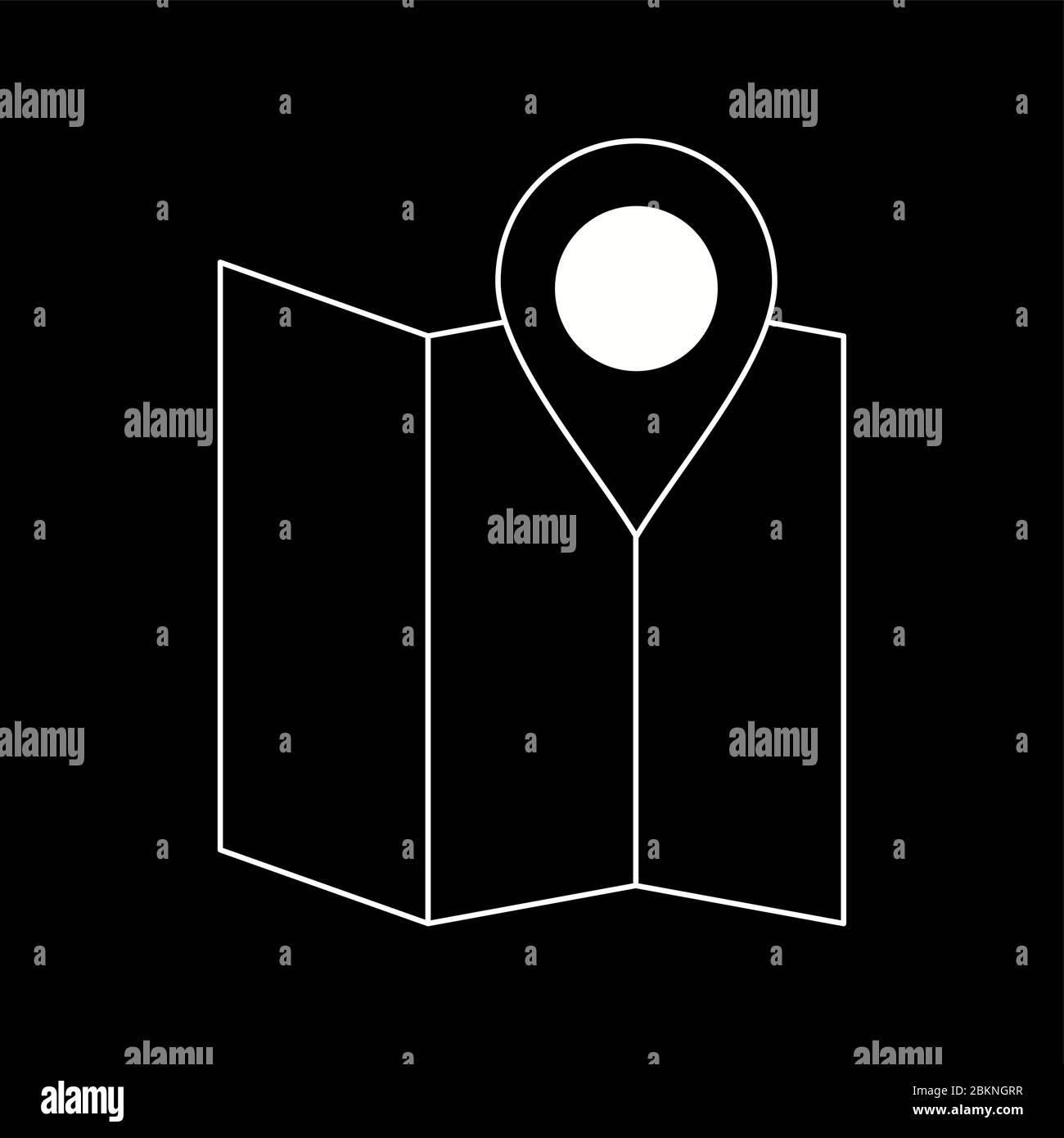 Mark places on maps Black and White Stock Photos & Images - Alamy