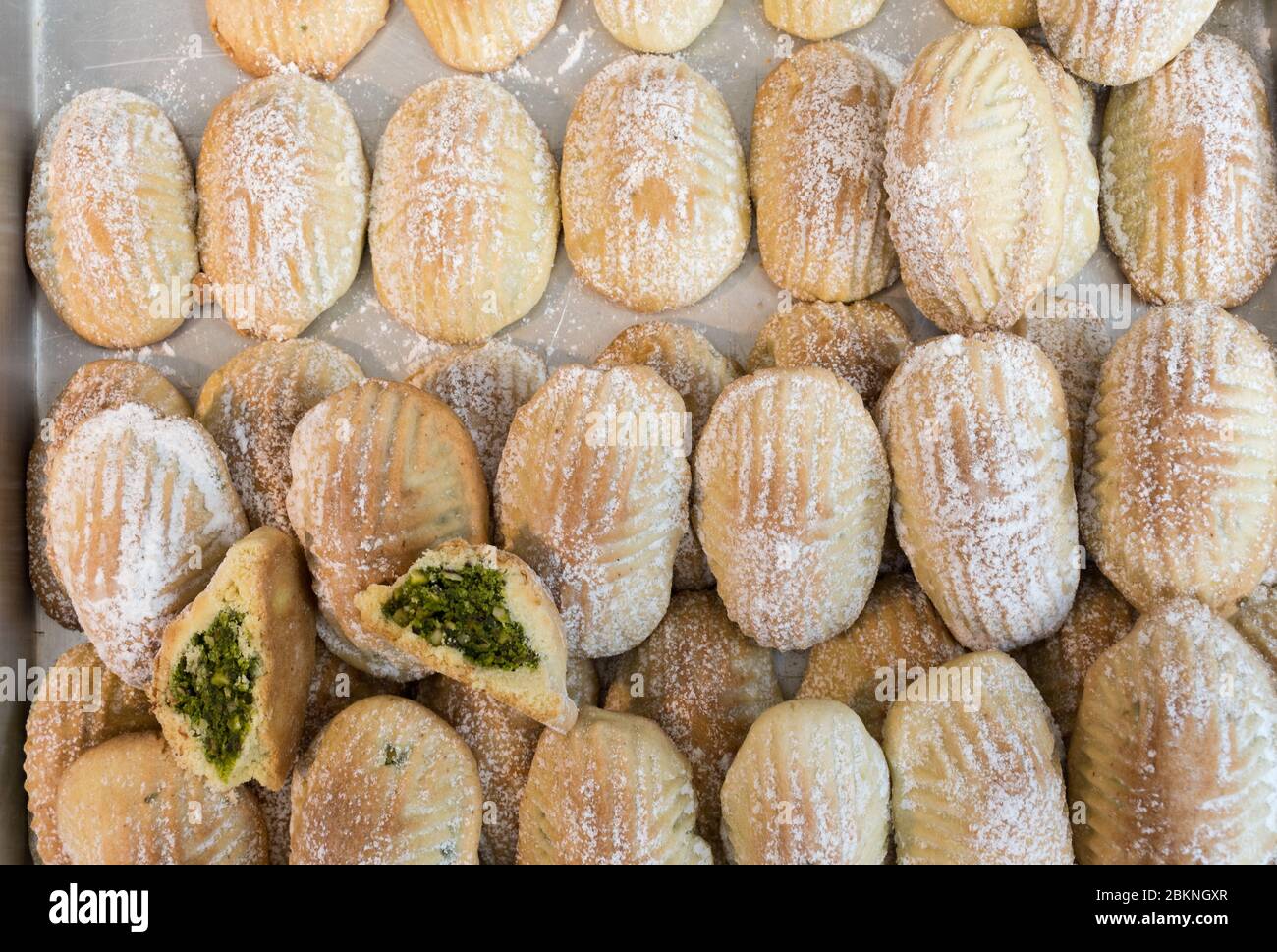 Traditional "mamul" sweet dessert delights, pastry during hotel brunch ...