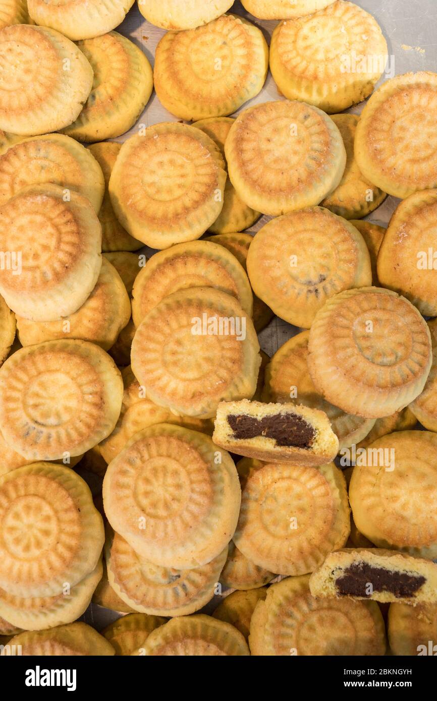 Traditional "mamul" sweet dessert delights, pastry during hotel brunch ...