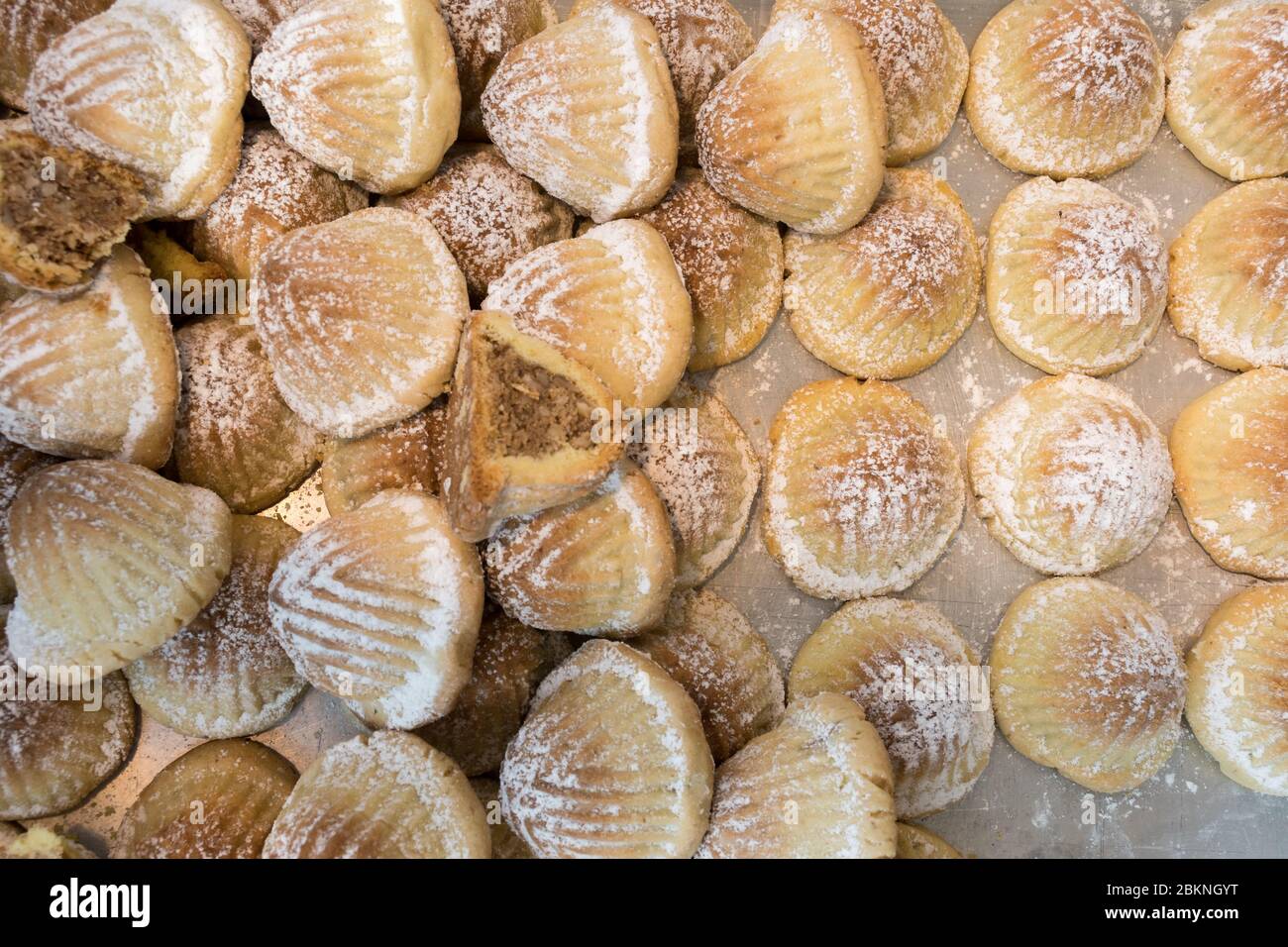 Traditional "mamul" sweet dessert delights, pastry during hotel brunch ...