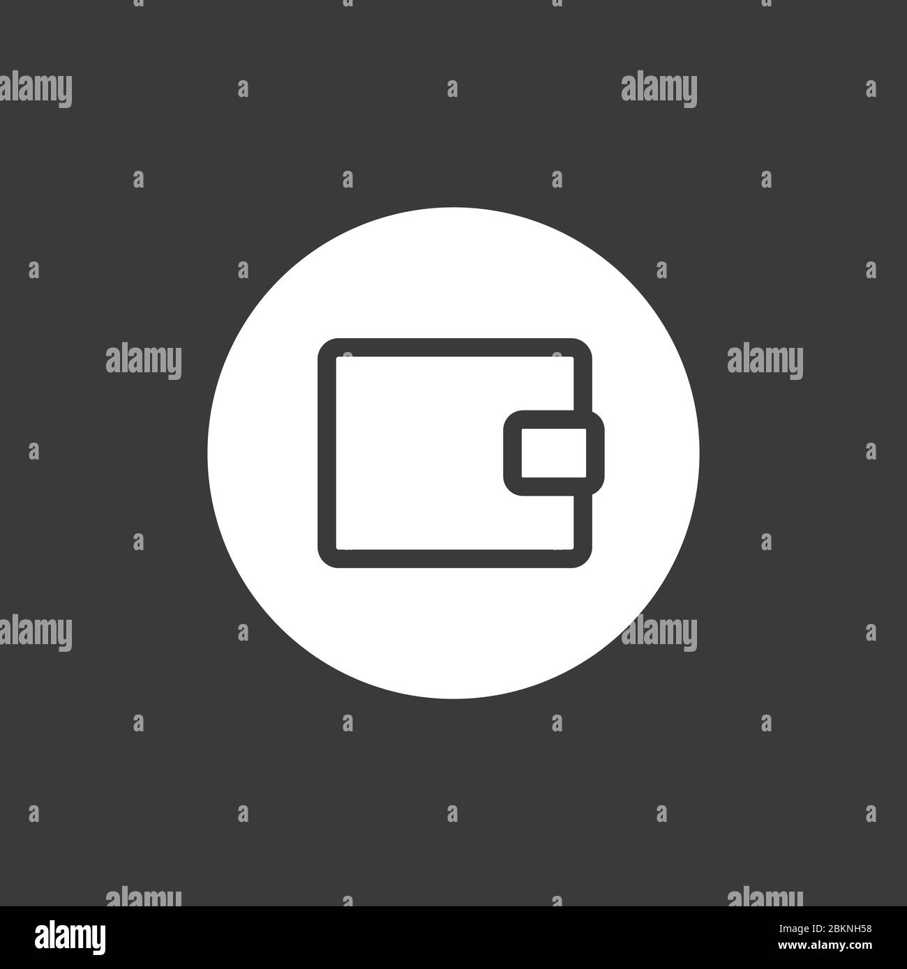 Purse vector icon. Wallet symbol for your web site design, logo, app ...