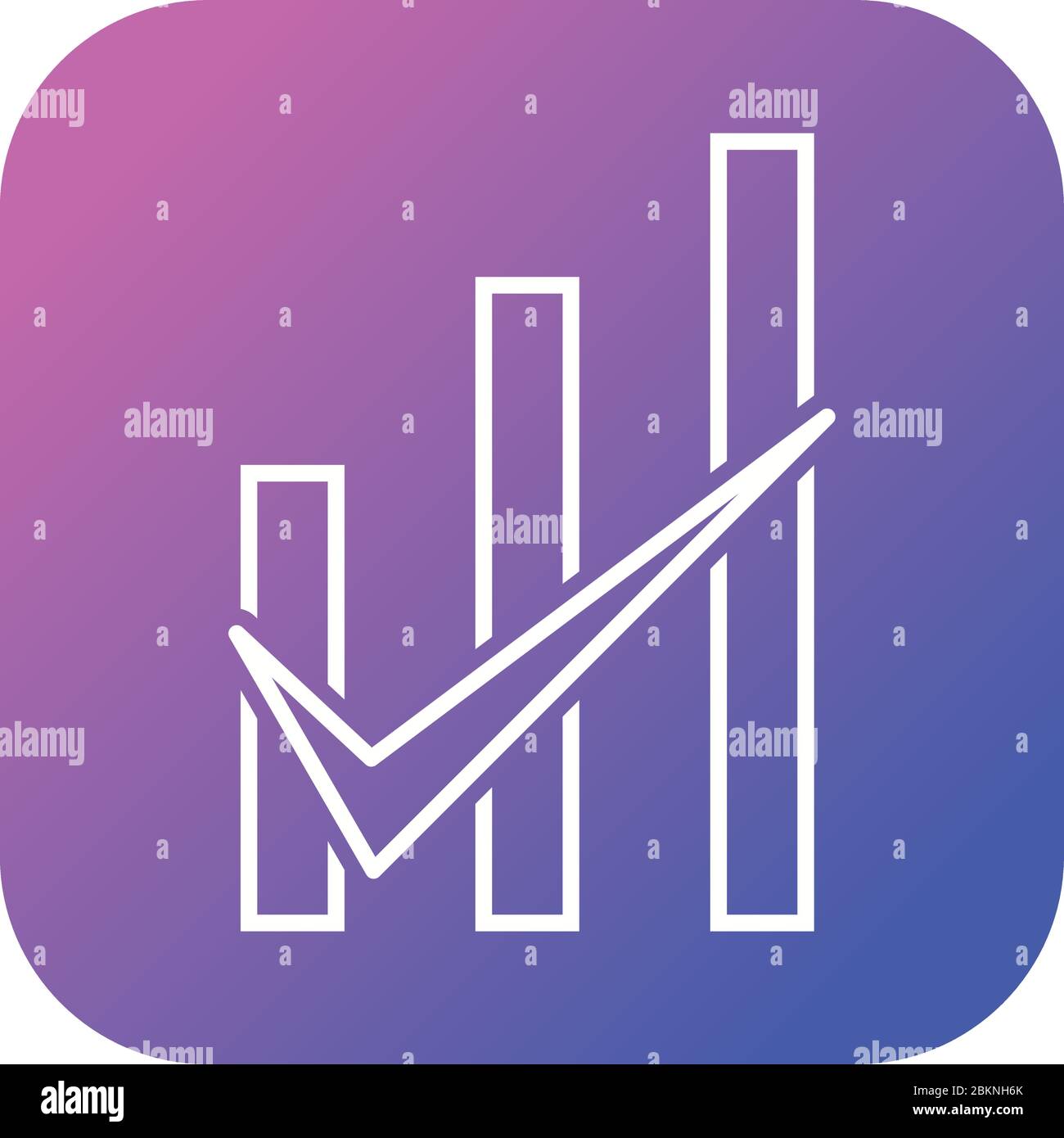 Checked bar graph Stock Vector Images - Alamy