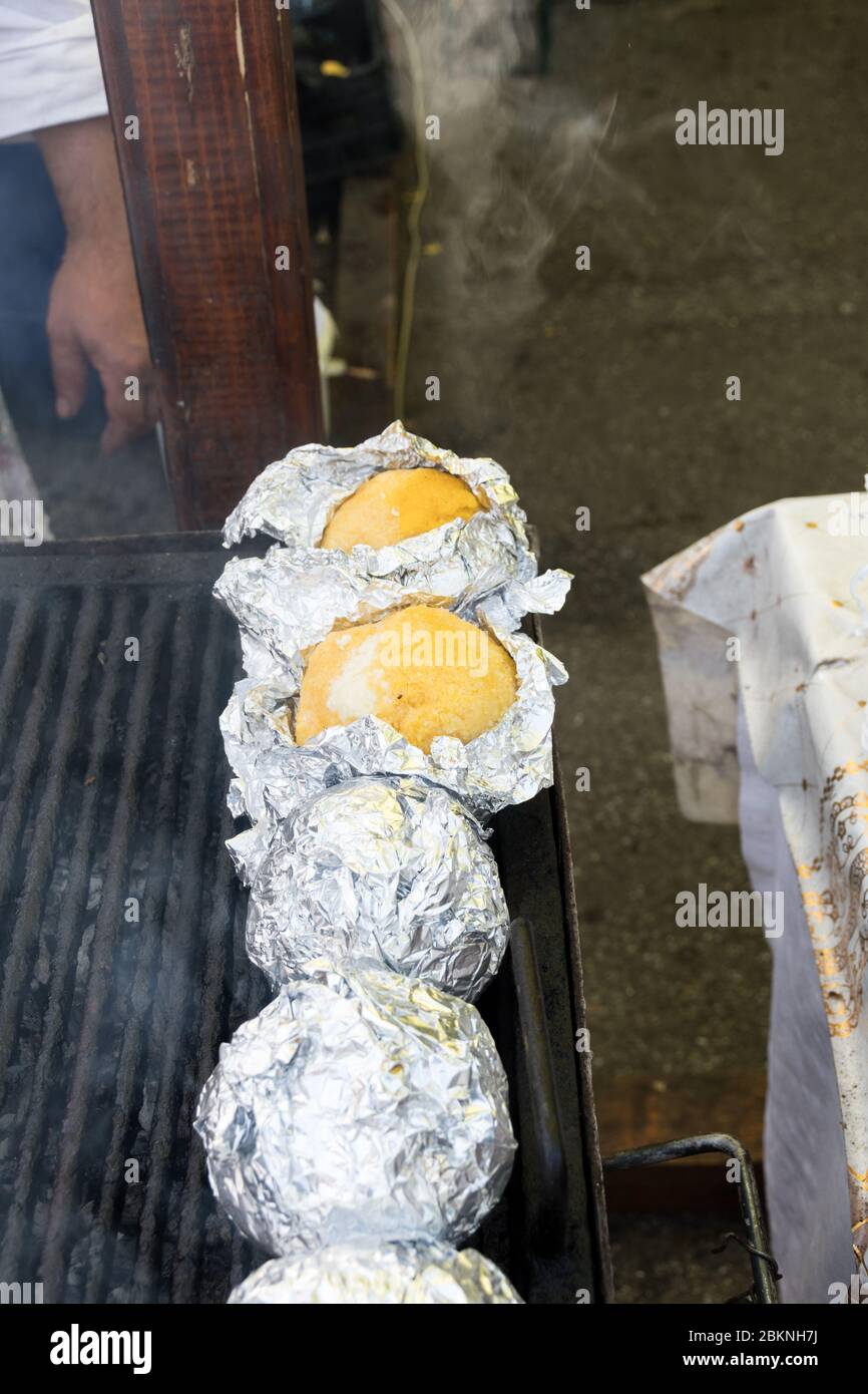 Romanian traditional dish polenta cheese hi-res stock photography and ...
