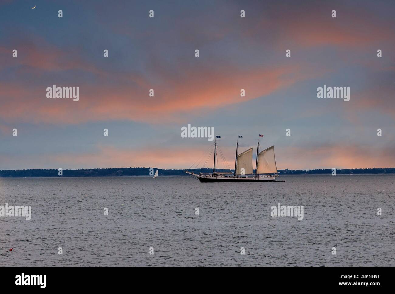Yacht with three masts hi-res stock photography and images - Alamy