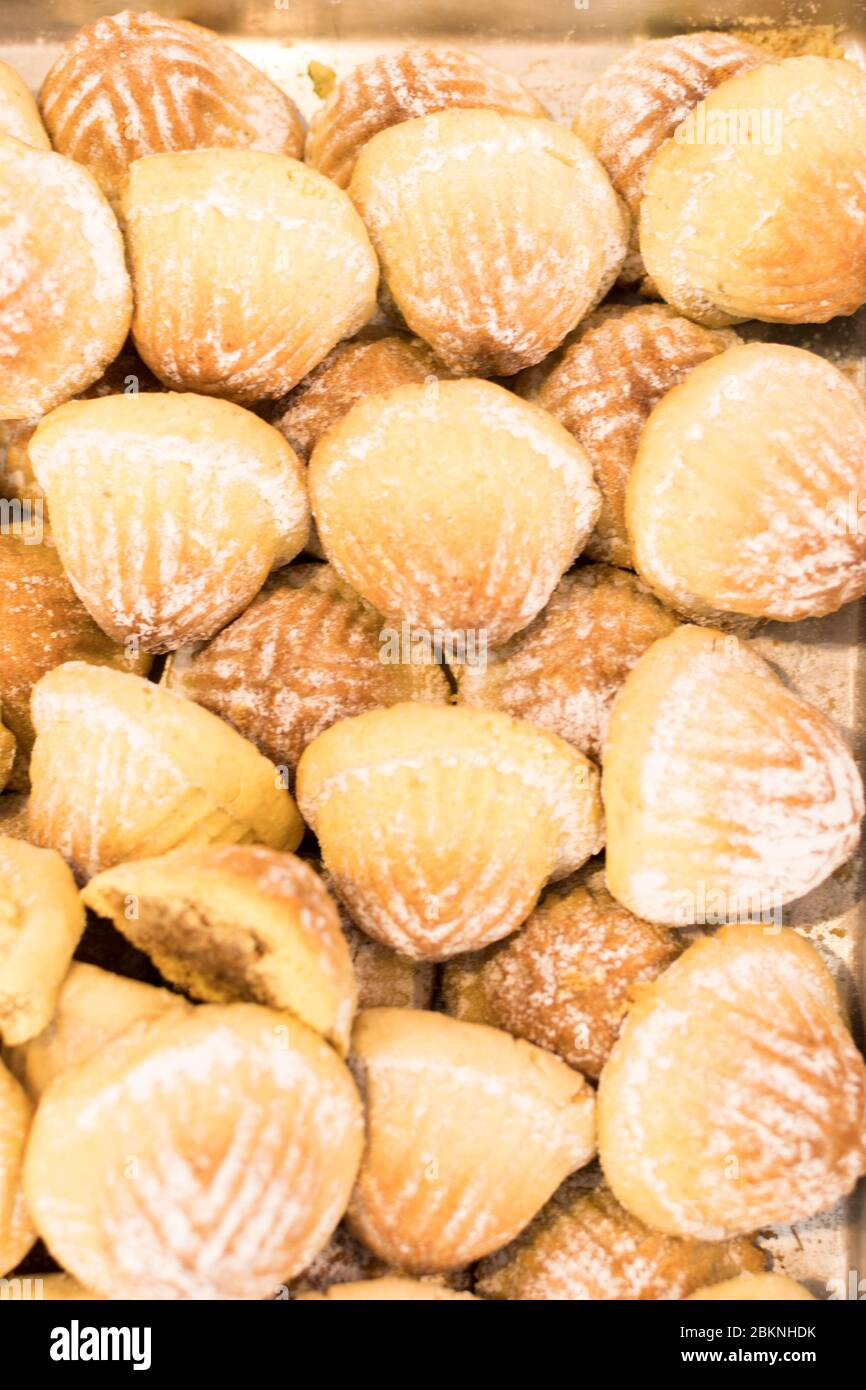 Traditional "mamul" sweet dessert delights, pastry during hotel brunch ...