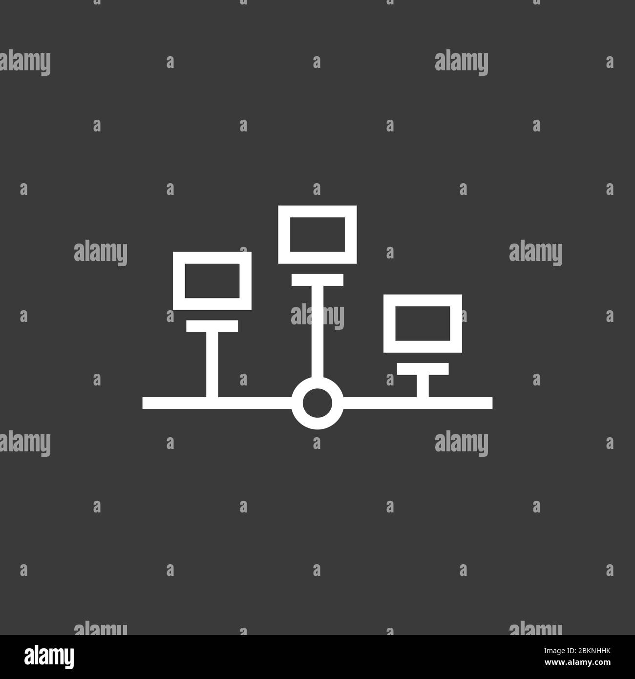 Network icon, computing and computer network symbol Stock Vector Image ...