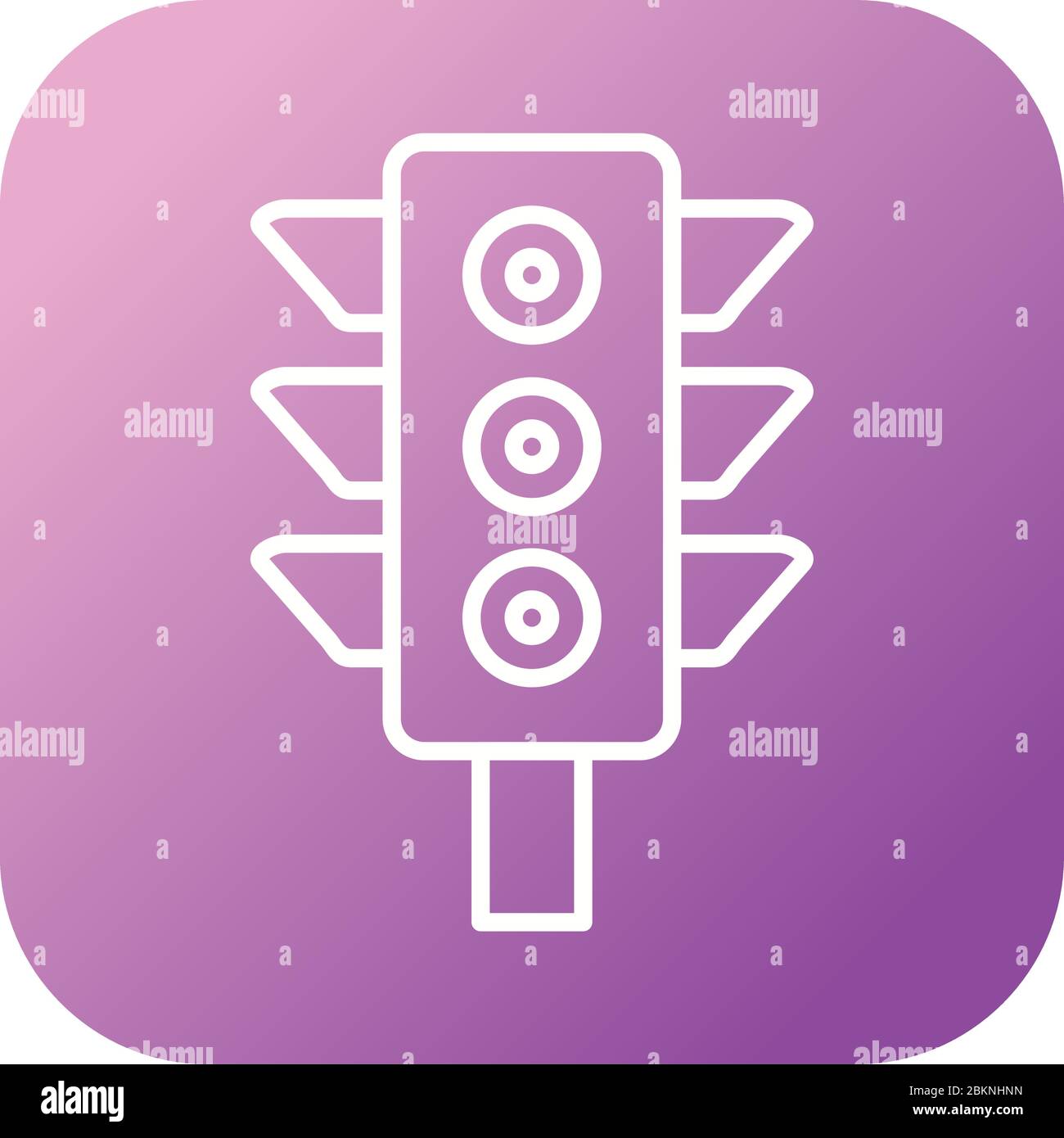 Beautiful Traffic signals Vector line icon Stock Vector Image & Art - Alamy