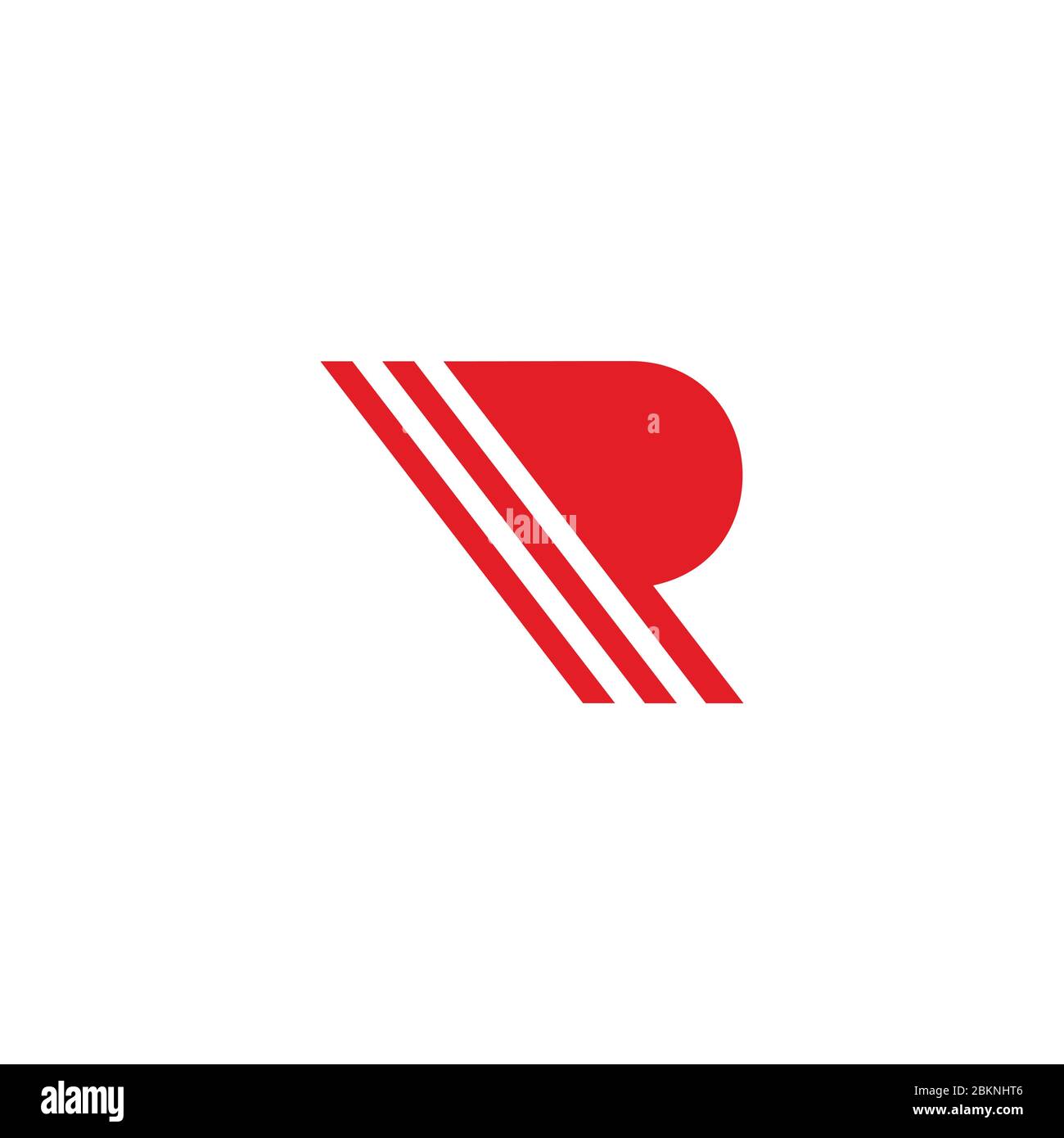 letter p stripes geometric arrow symbol logo vector Stock Vector Image ...