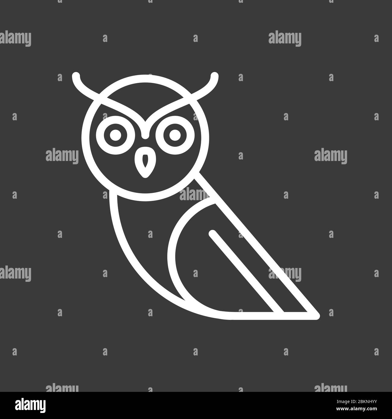 Owl icon. Vector images of owl on background Stock Vector Image & Art ...