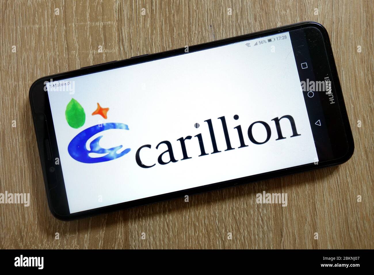Carillion logo displayed on smartphone Stock Photo - Alamy