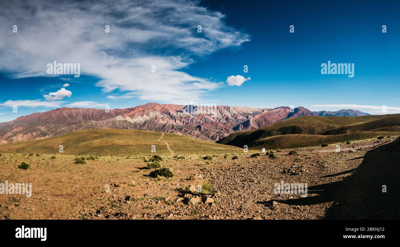 Serrania del Hornocal, Cerro de los 14 colores, Salta Province, Jujuy ...
