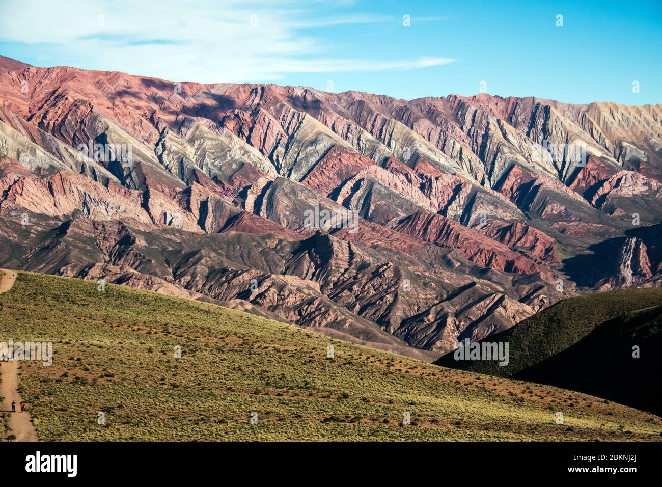 Serrania del Hornocal, Cerro de los 14 colores, Salta Province, Jujuy ...