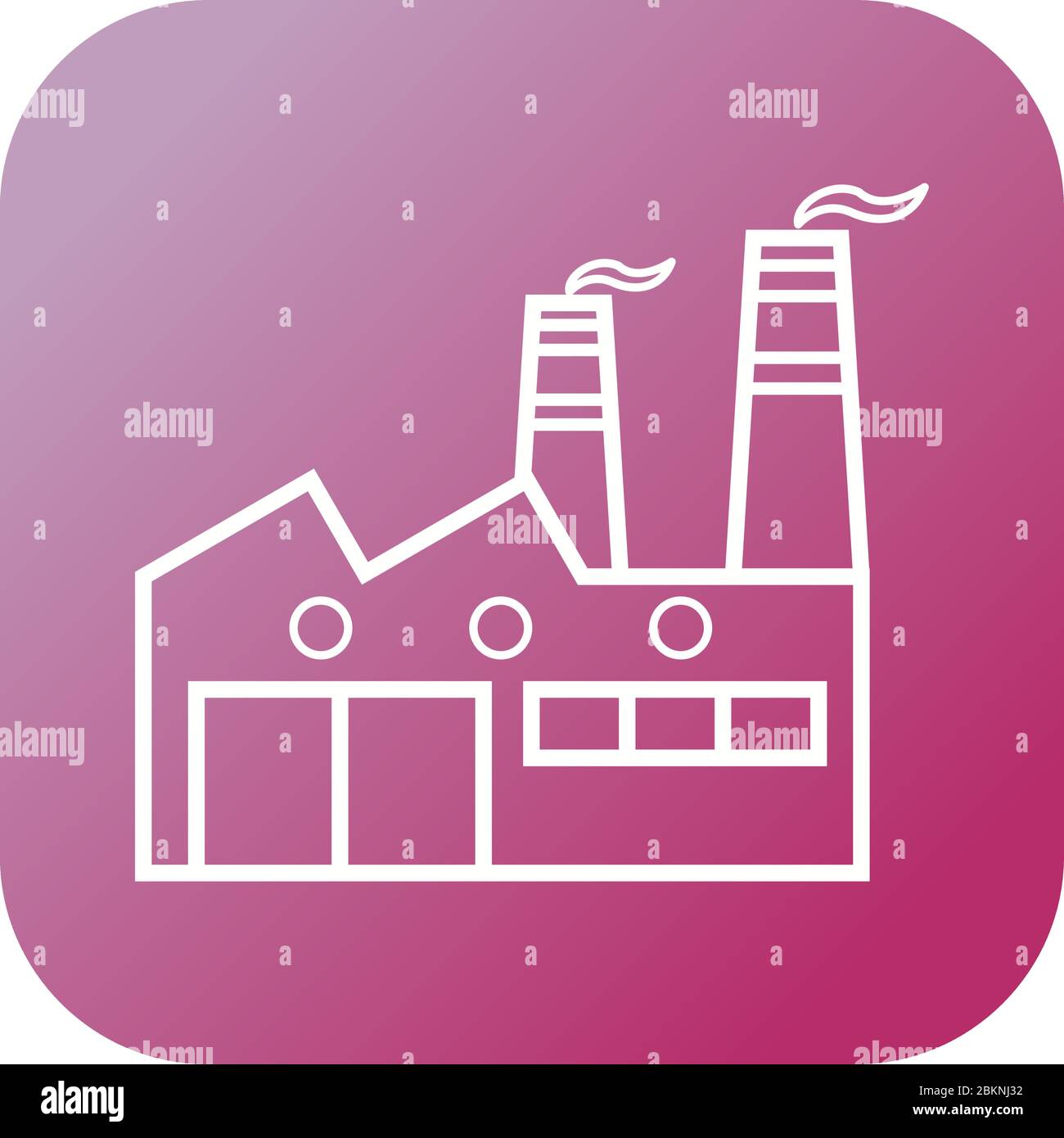 Beautiful Factory vector line icon Stock Vector Image & Art - Alamy