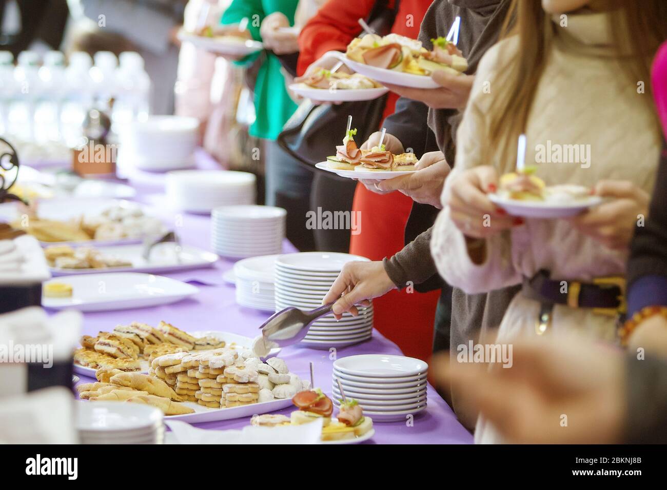 Conference business lunch buffet hi-res stock photography and images ...