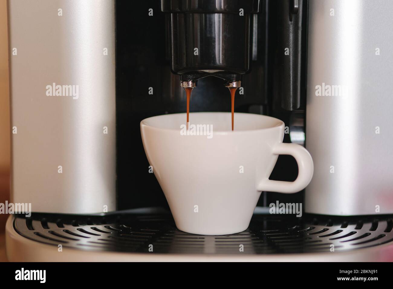 Close up americano pouring from hi-res stock photography and images - Alamy