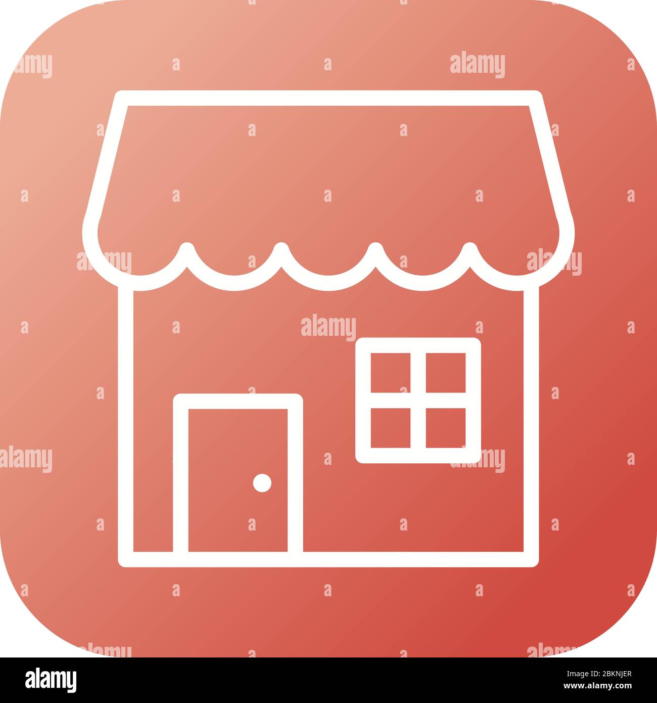 Beautiful Shop vector line icon Stock Vector Image & Art - Alamy