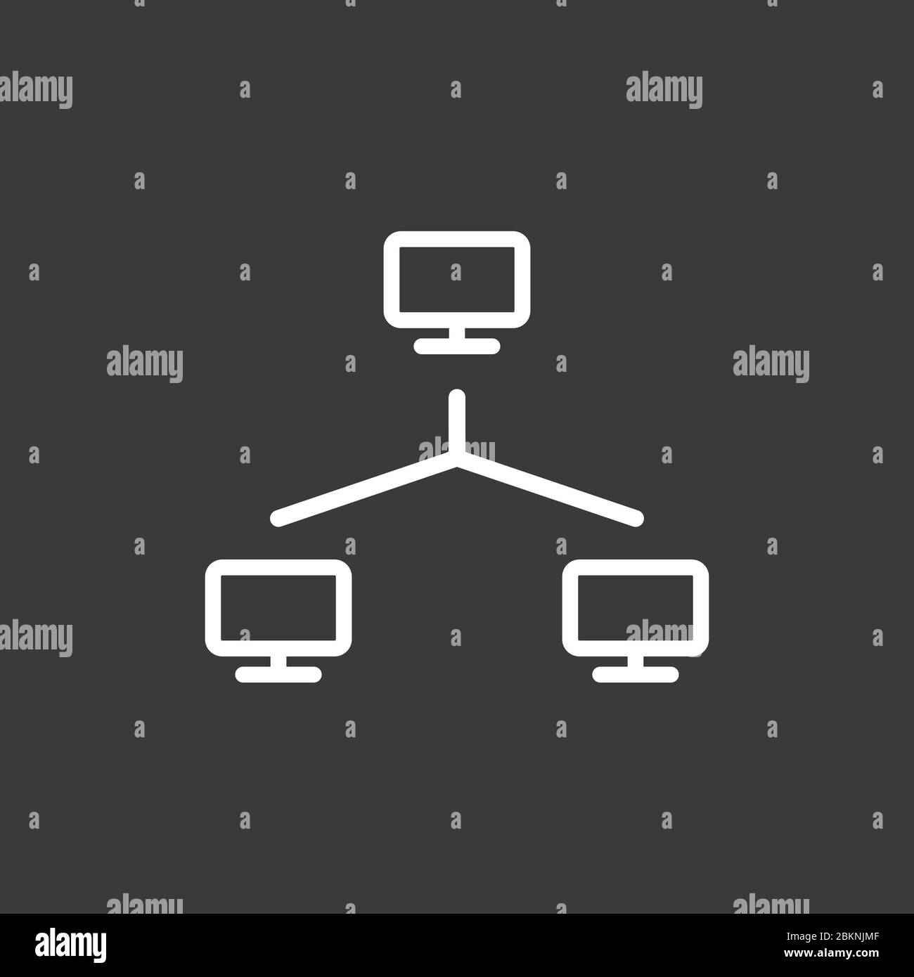 Network icon, computing and computer network symbol Stock Vector Image ...