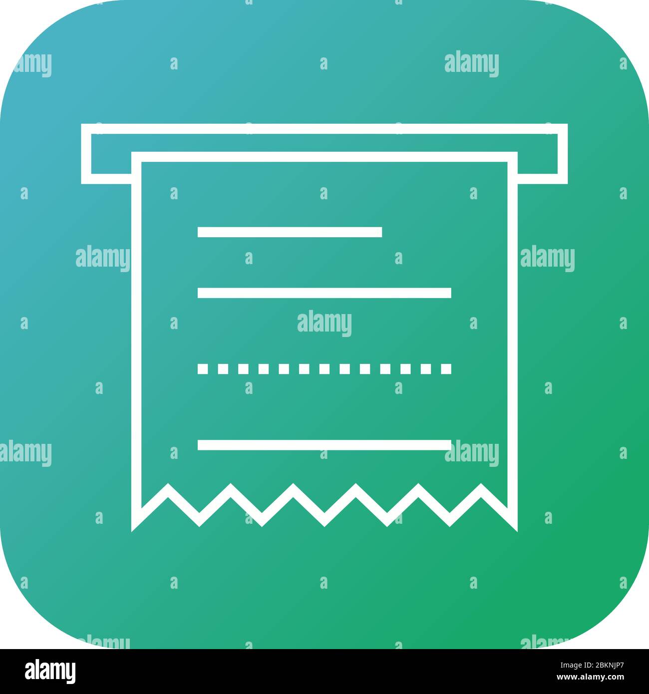 Beautiful Receipt vector line icon Stock Vector Image & Art - Alamy