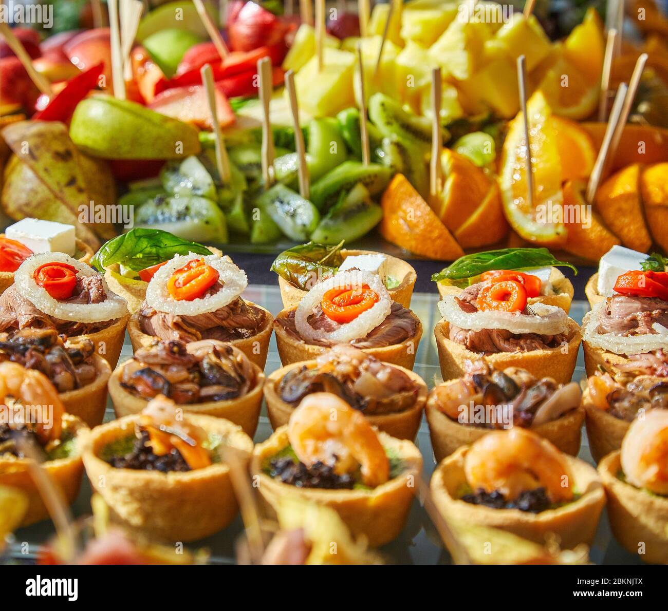 a lot of delicious food on the table, buffet, feast Stock Photo - Alamy