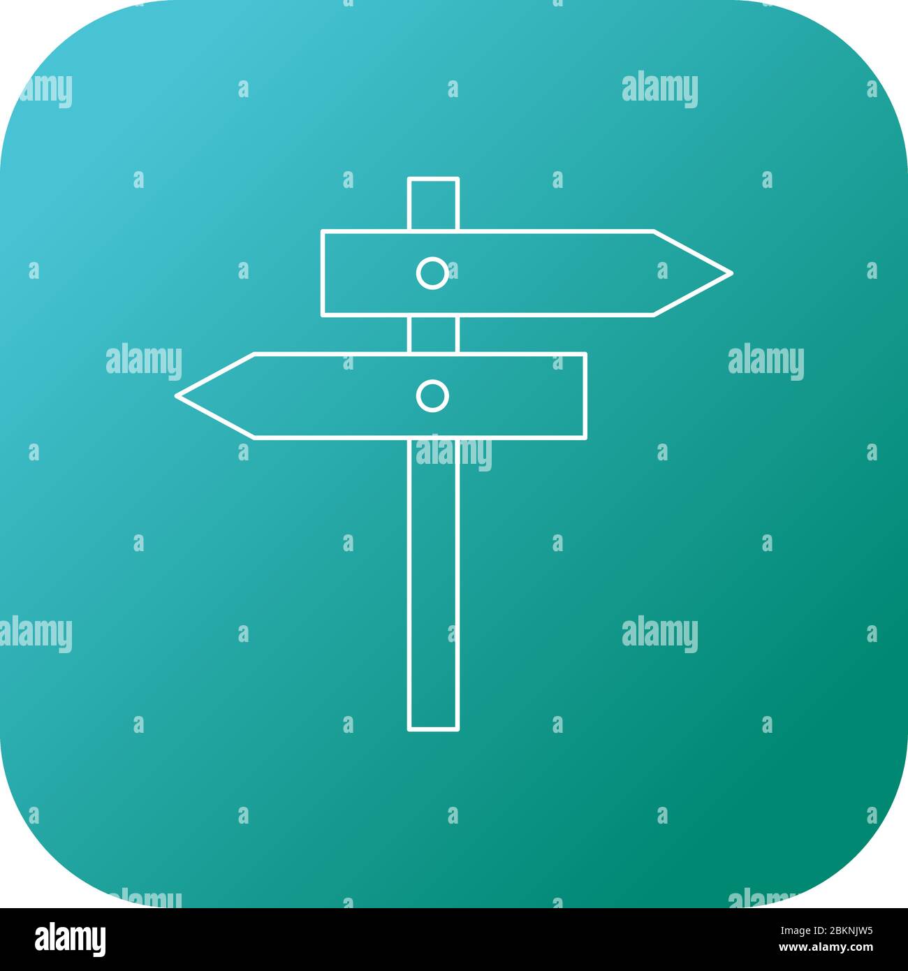 Beautiful Directions vector line icon Stock Vector Image & Art - Alamy