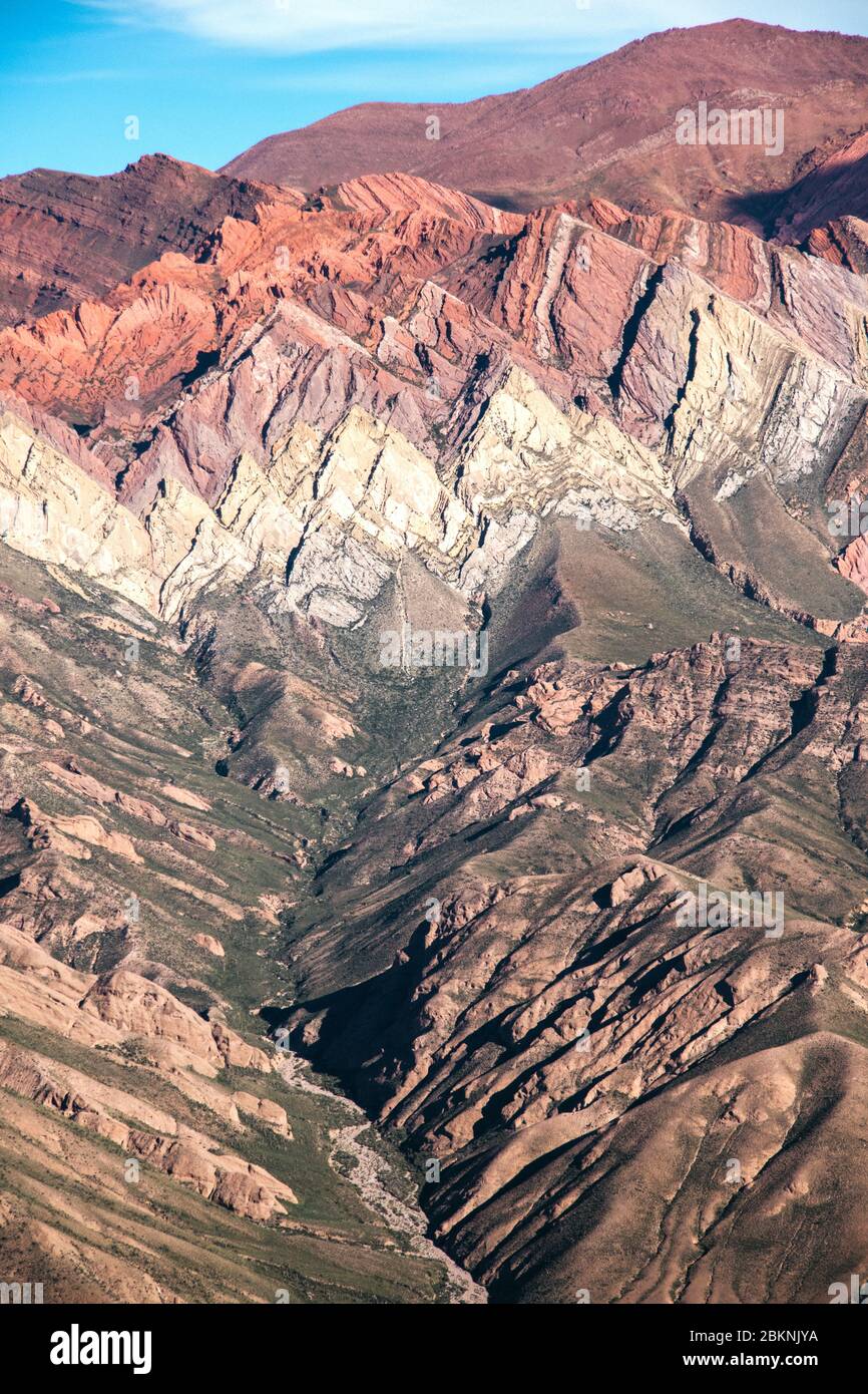Serrania del Hornocal, Cerro de los 14 colores, Salta Province, Jujuy ...