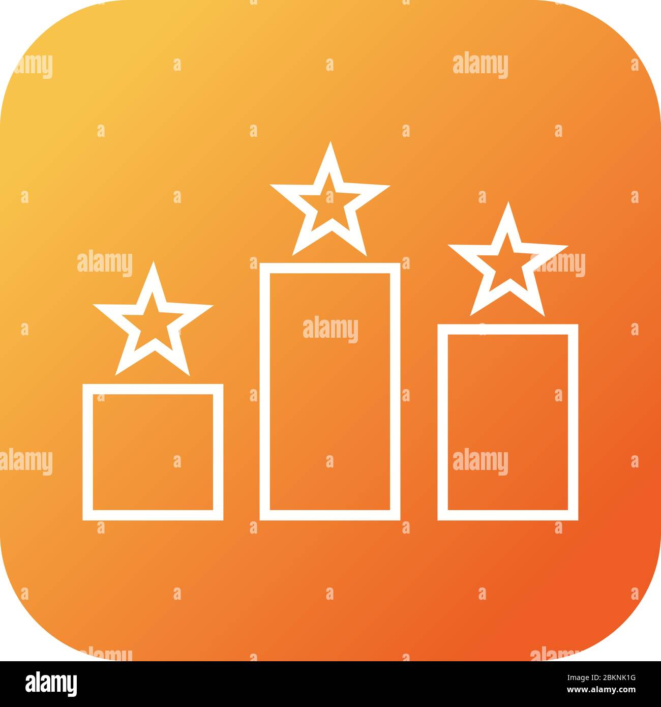 Beautiful Stars ranking vector line icon Stock Vector Image & Art - Alamy