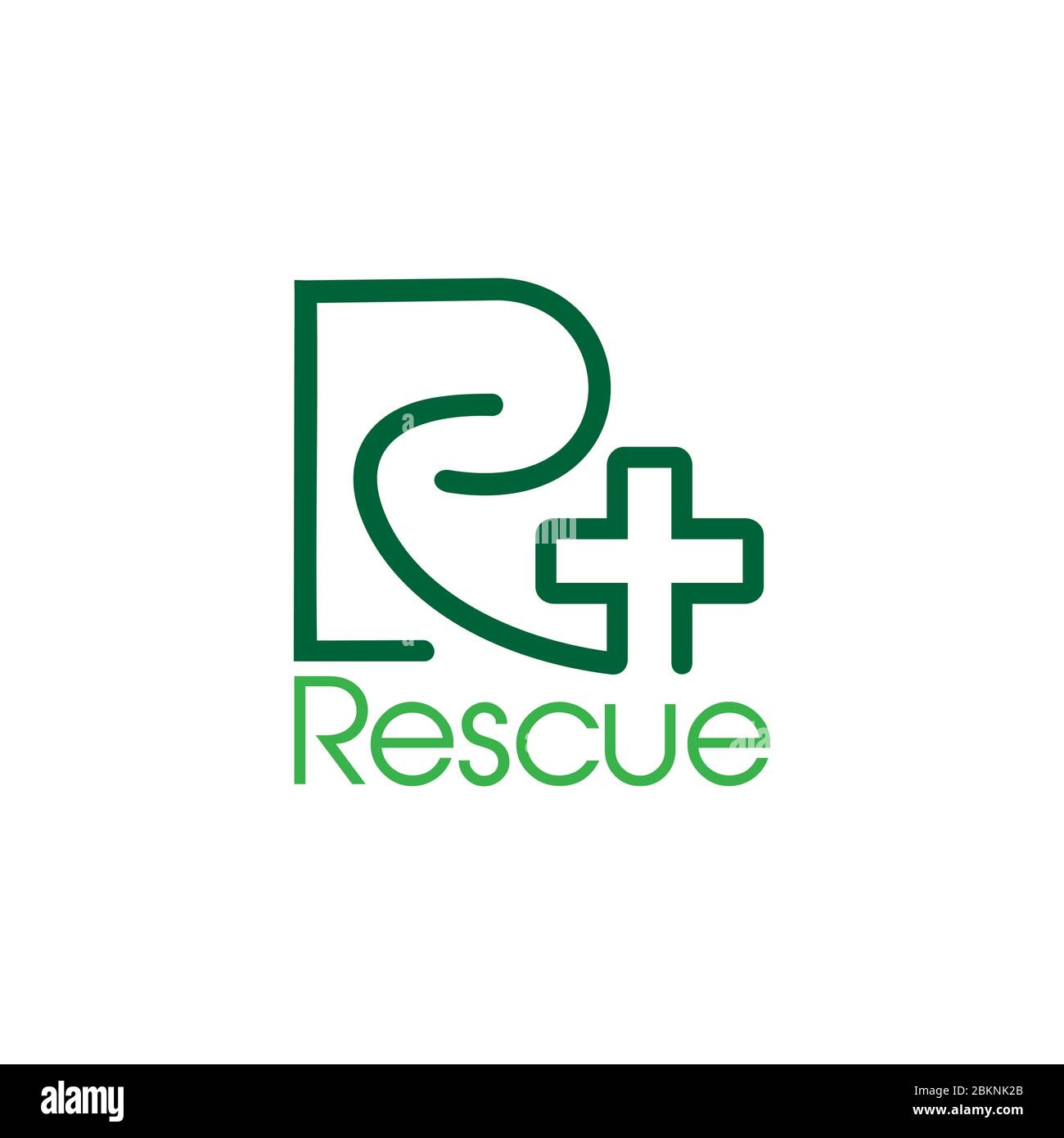 letter r plus medical line logo vector Stock Vector Image & Art - Alamy