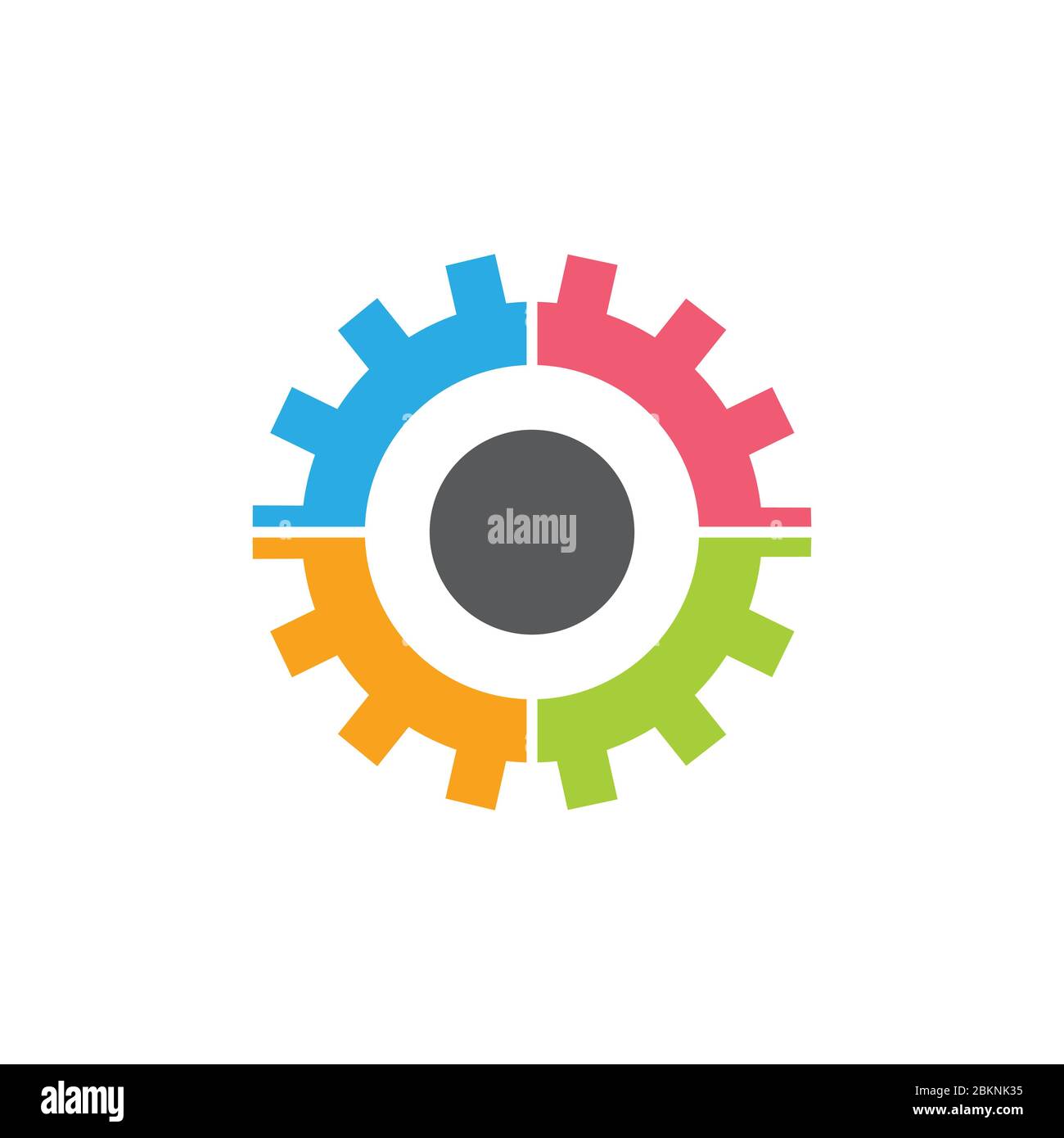 cog machine geometric part symbol vector Stock Vector Image & Art - Alamy