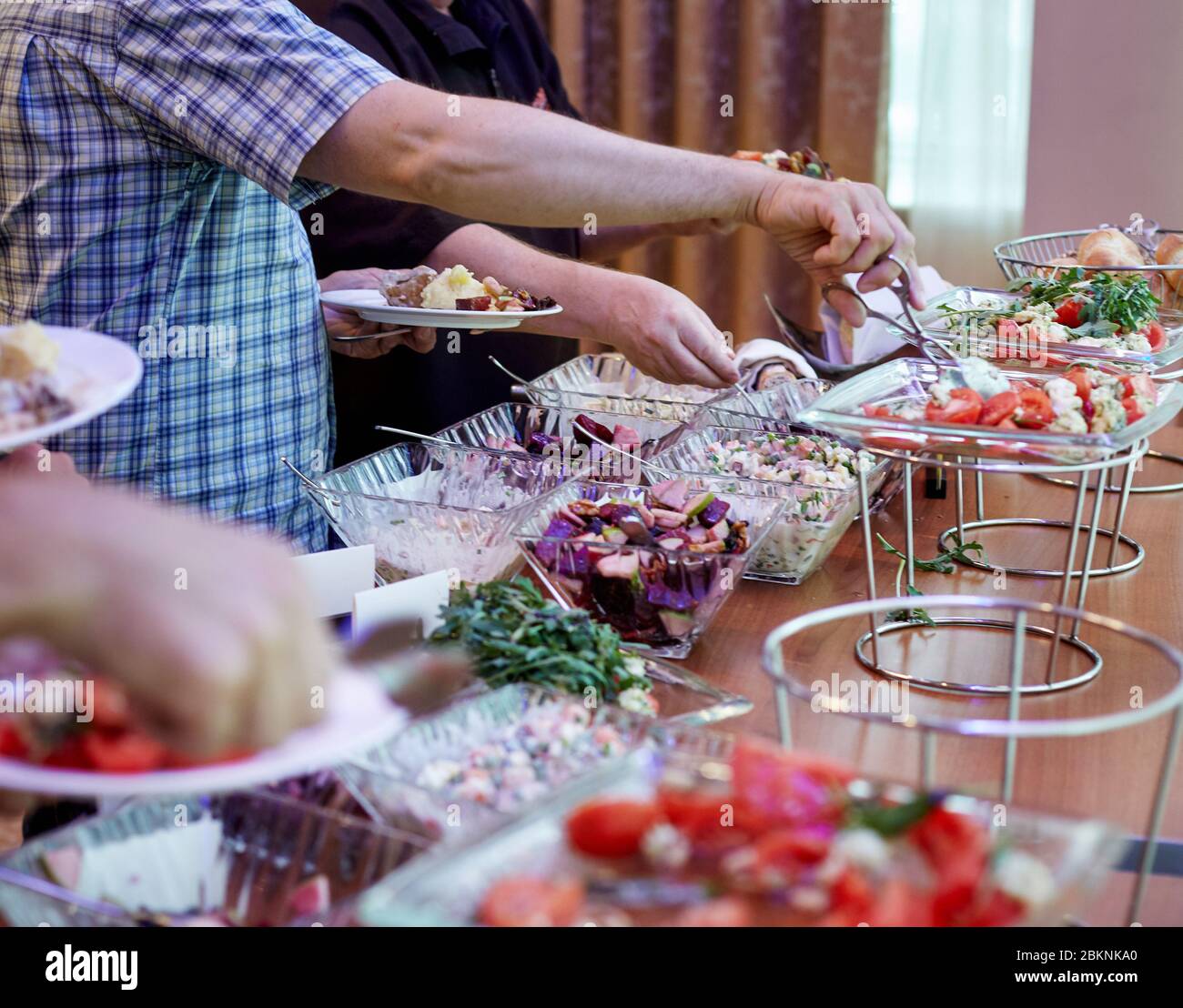 Conference meeting snack table hi-res stock photography and images - Alamy