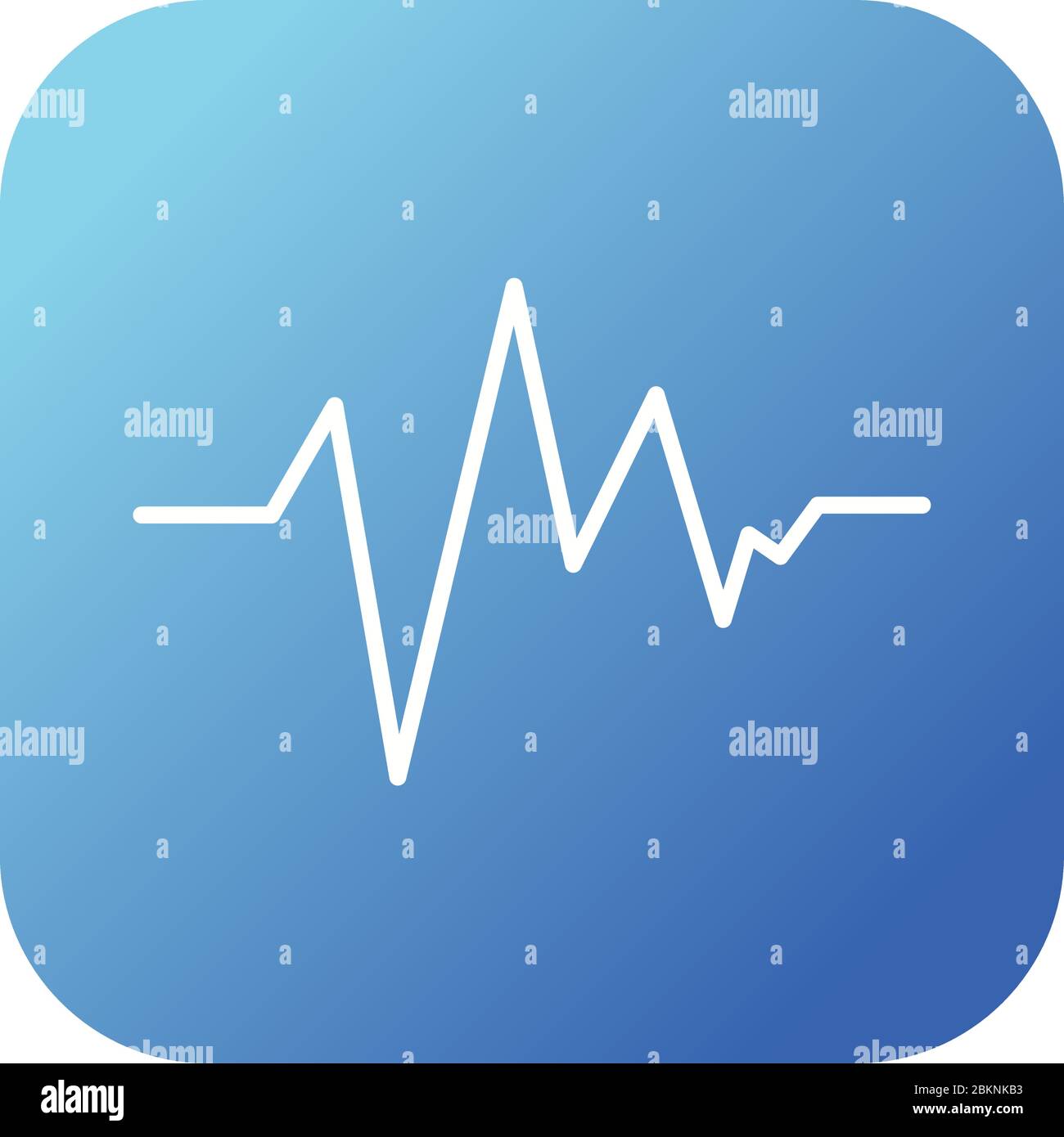Beautiful ECG vector line icon Stock Vector Image & Art - Alamy