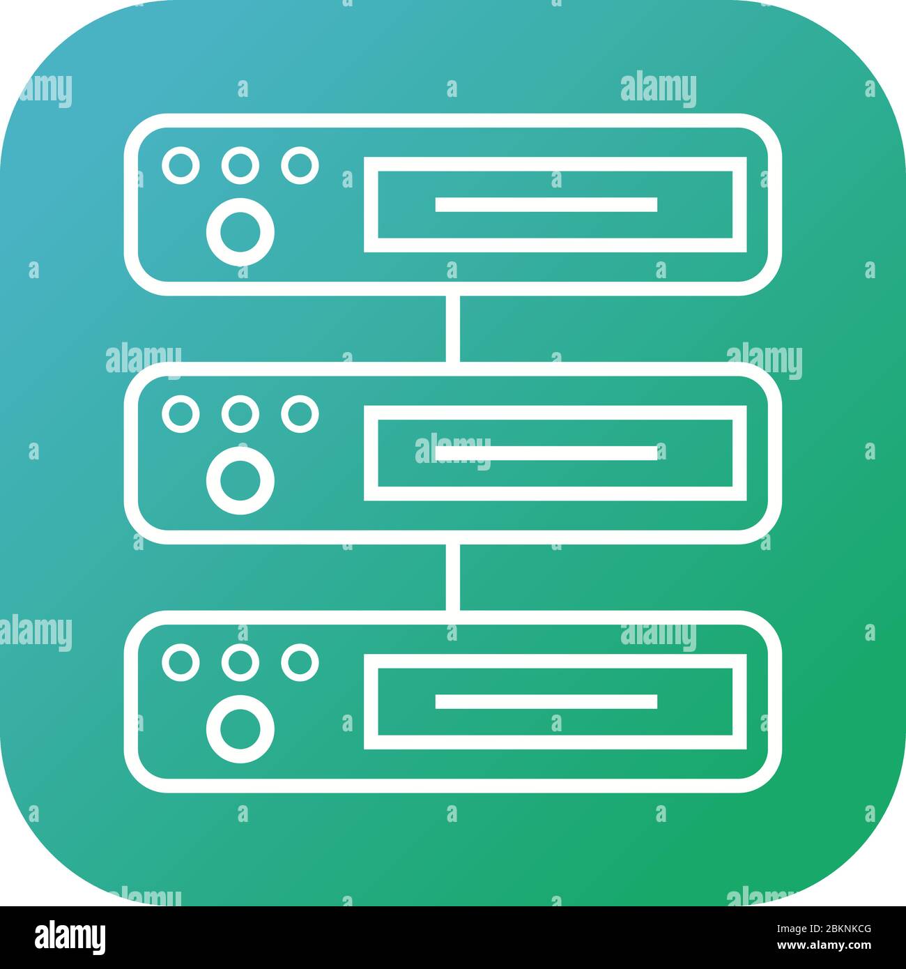 Beautiful Database vector line icon Stock Vector Image & Art - Alamy