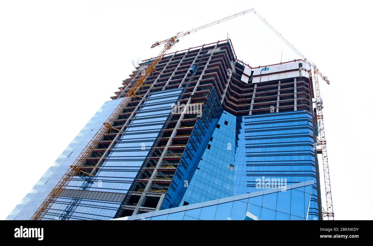 construction of the new high house Stock Photo - Alamy