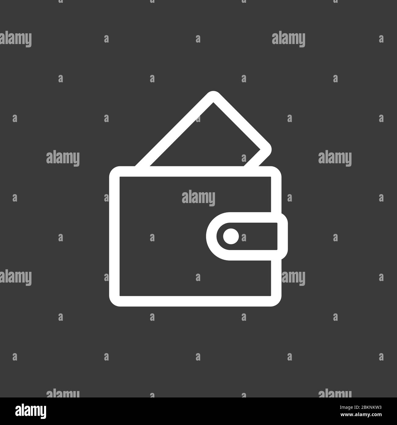 Purse vector icon. Wallet symbol for your web site design, logo, app ...
