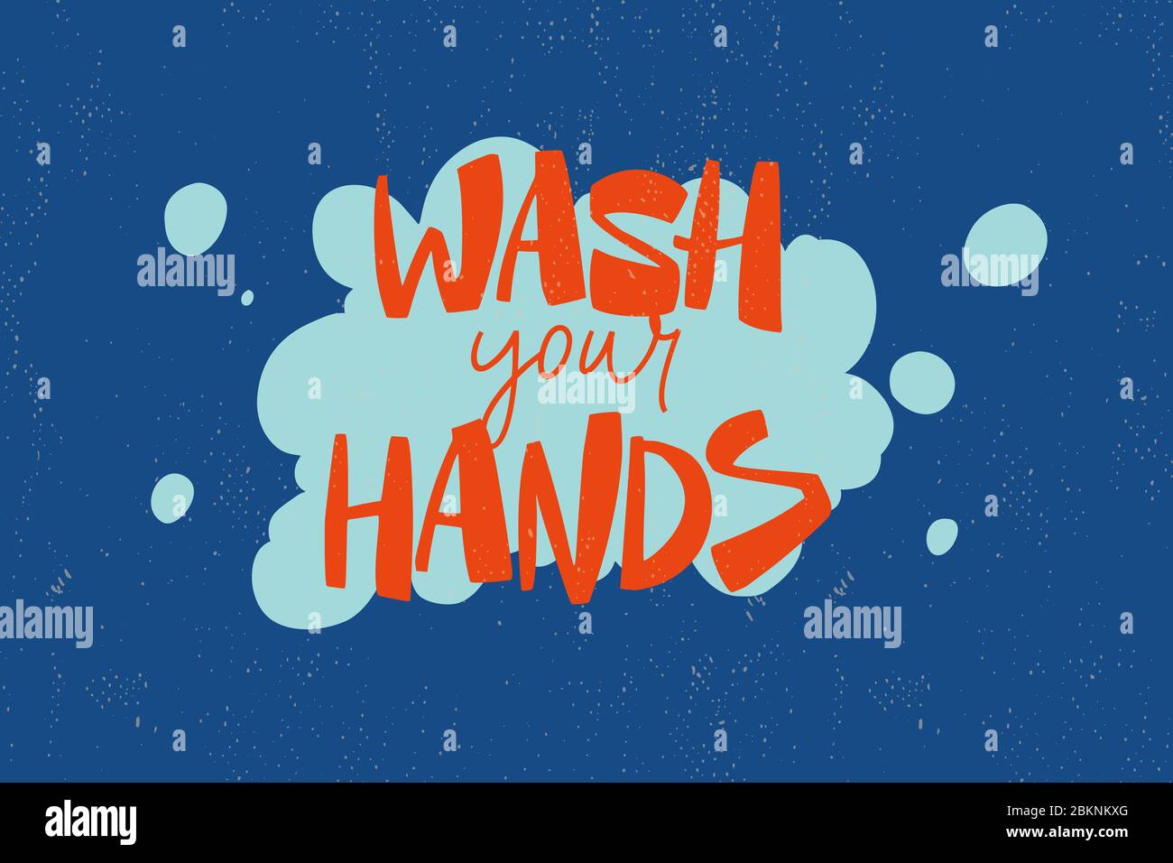 Wash your hands text. Retro style poster Stock Vector Image & Art - Alamy