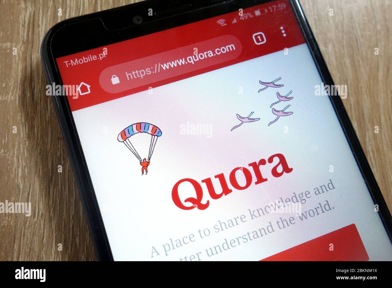Quora website hi-res stock photography and images - Alamy