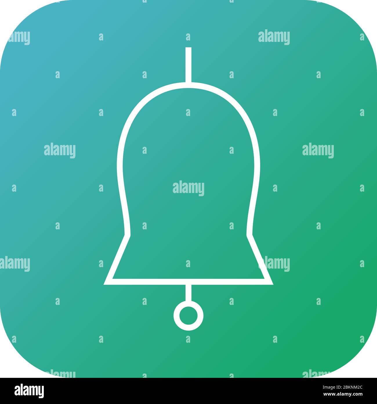 Beautiful Bell vector line icon Stock Vector Image & Art - Alamy