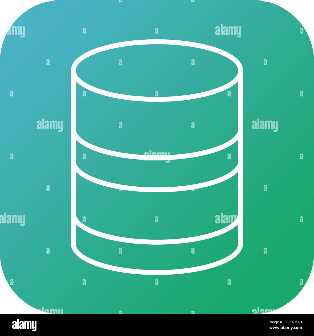 Beautiful Database Vector Line Icon Stock Vector Image And Art Alamy