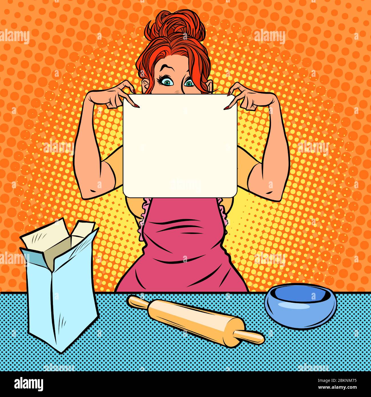 Making recipe Stock Vector Images - Alamy