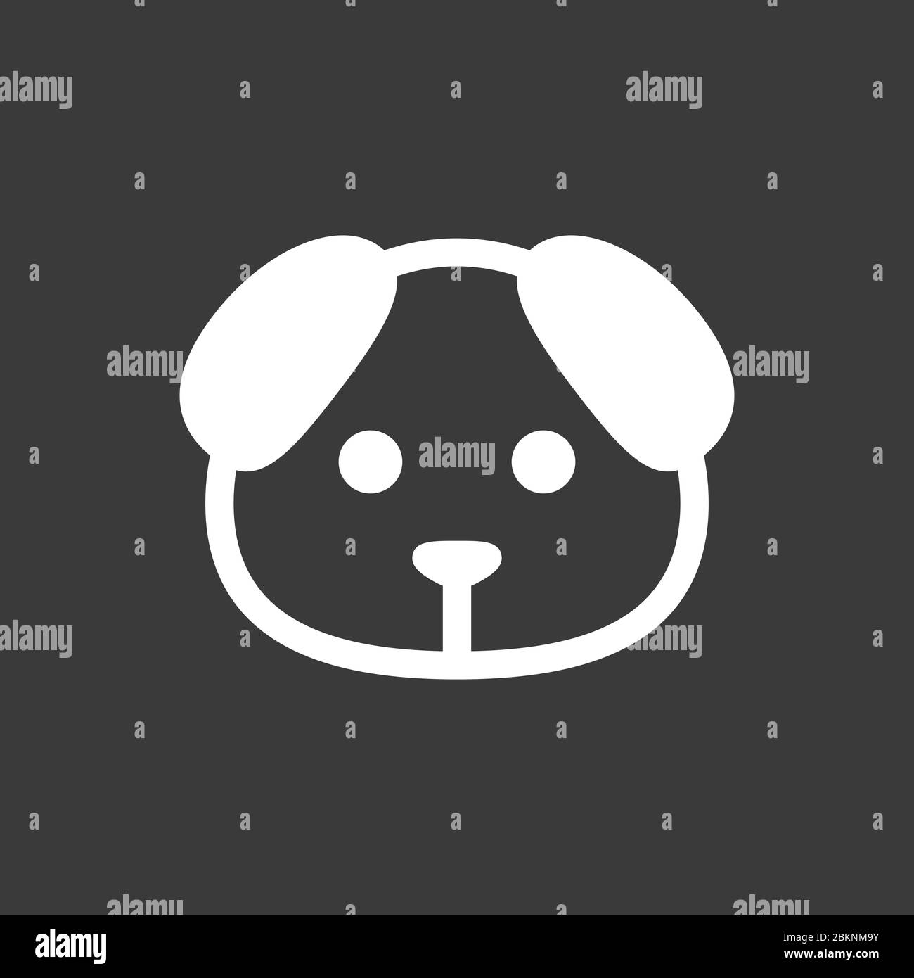Puppy icon. Dog symbol. Vector element for your design Stock Vector ...