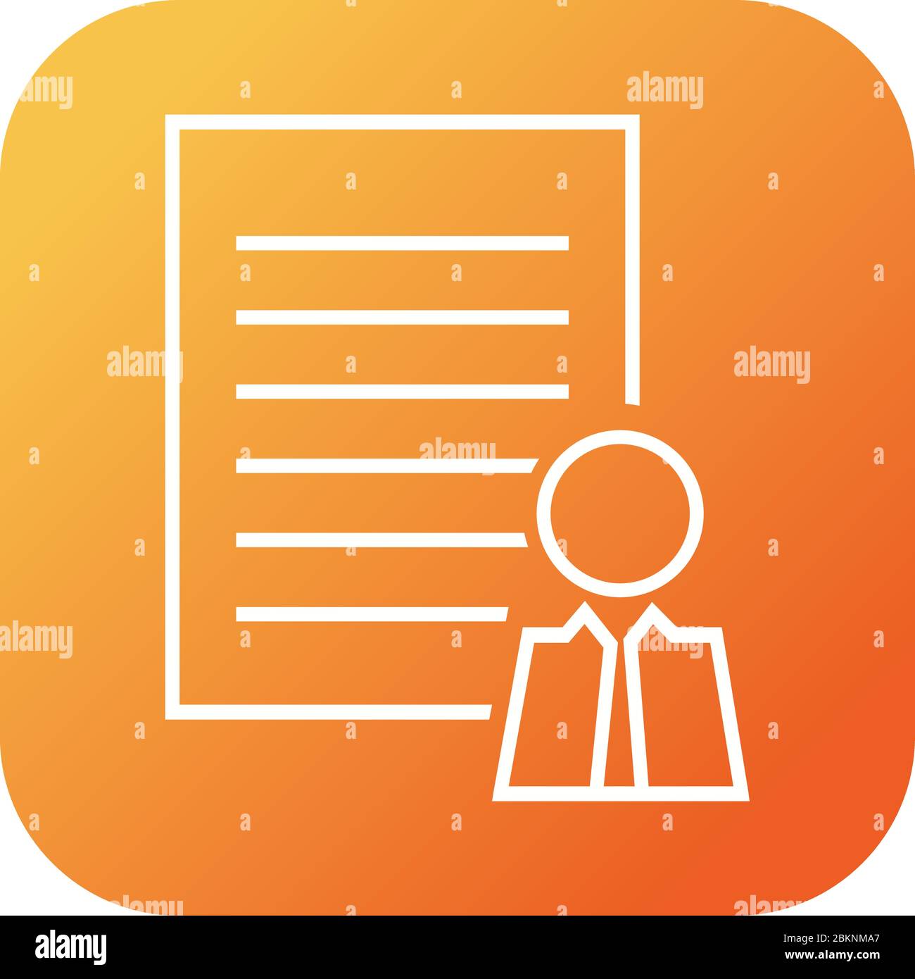 Beautiful Client profile vector line icon Stock Vector Image & Art - Alamy